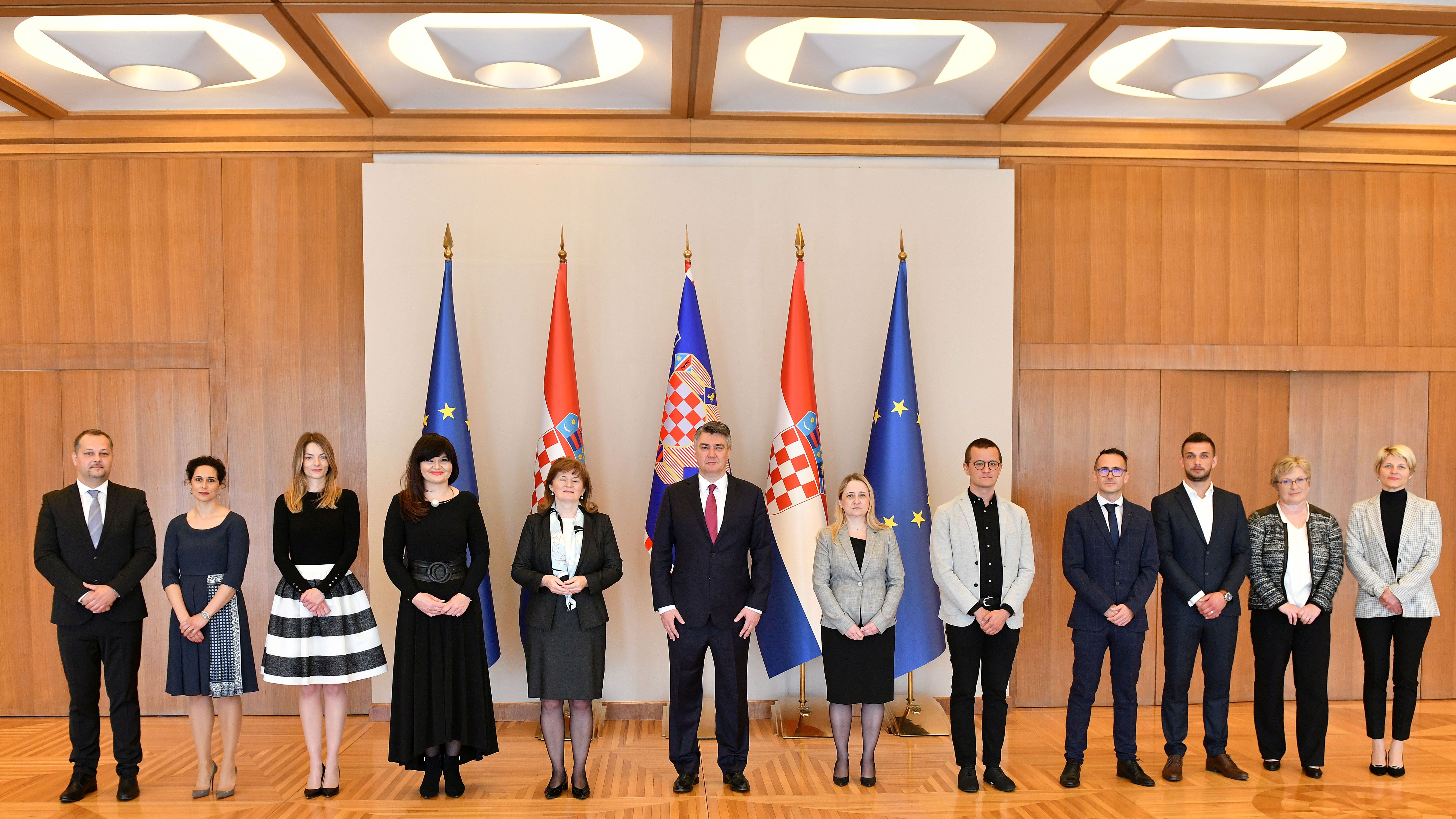 President of the Republic Receives Representatives of Croatian National ...
