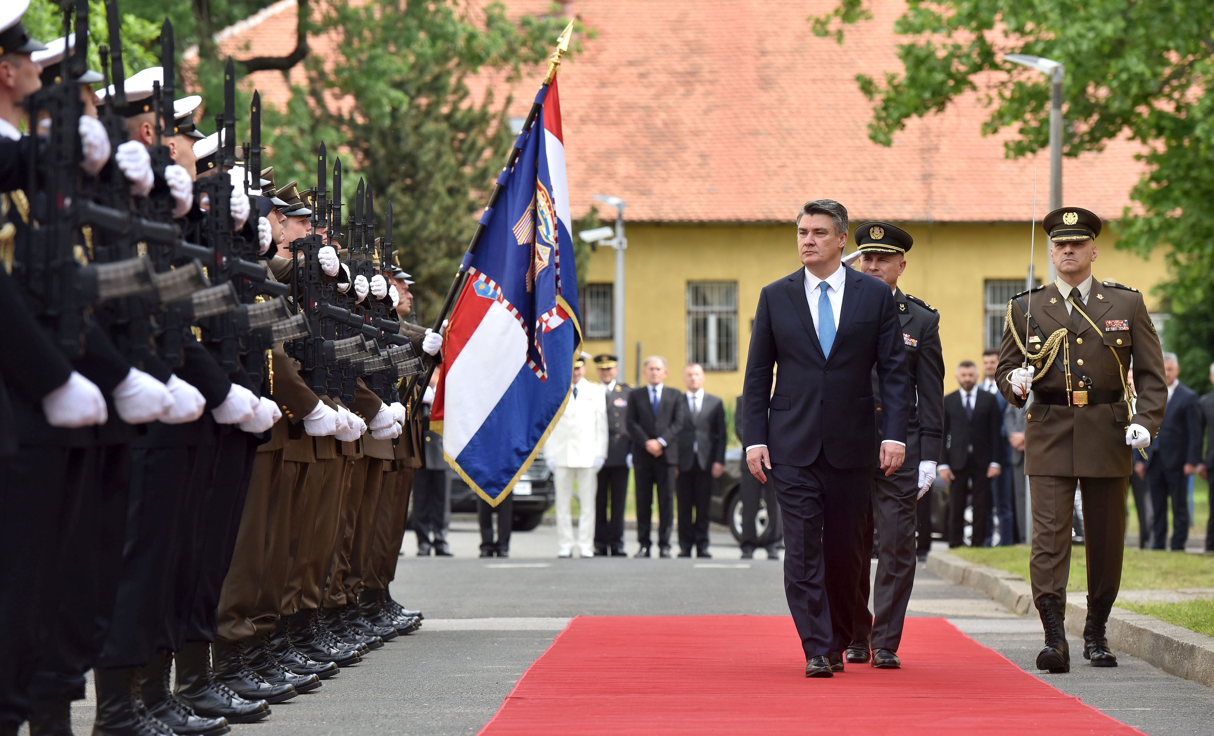 President of the Republic Promotes and Commends Members of the Croatian ...