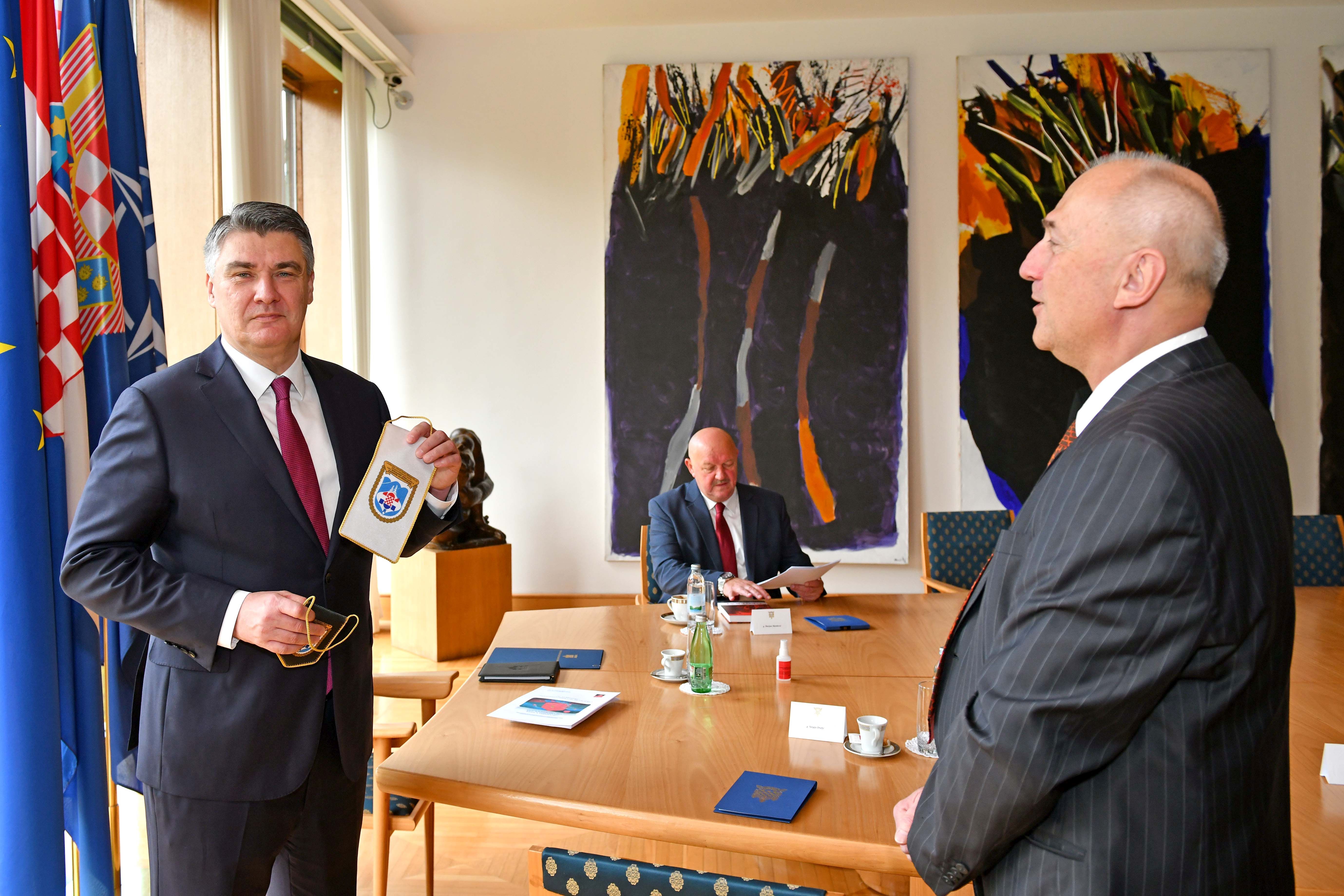 President Milanović Receives Delegation of Association of Croatian ...