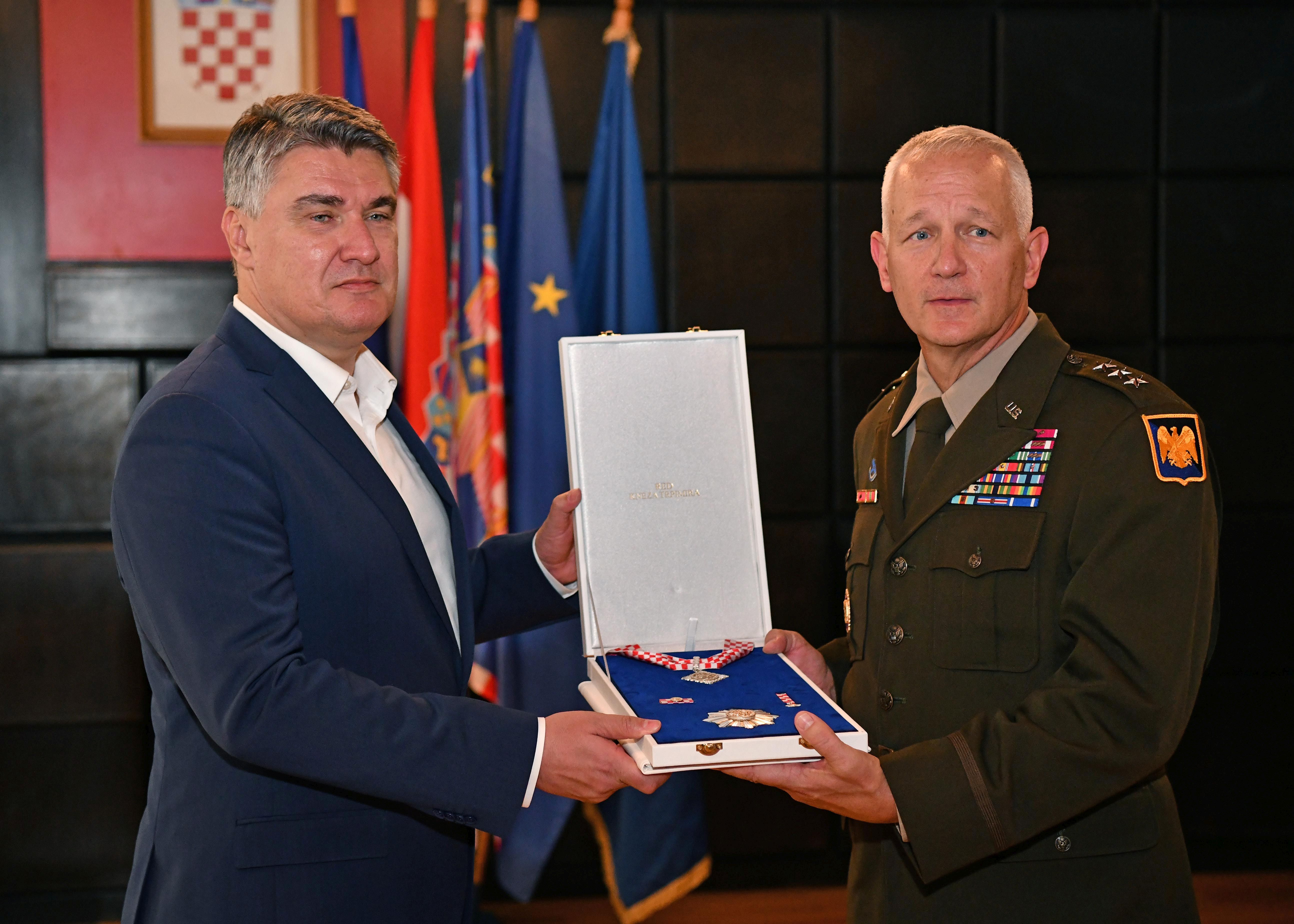 President Milanović Decorates U.S. Lieutenant General Jon A. Jensen ...