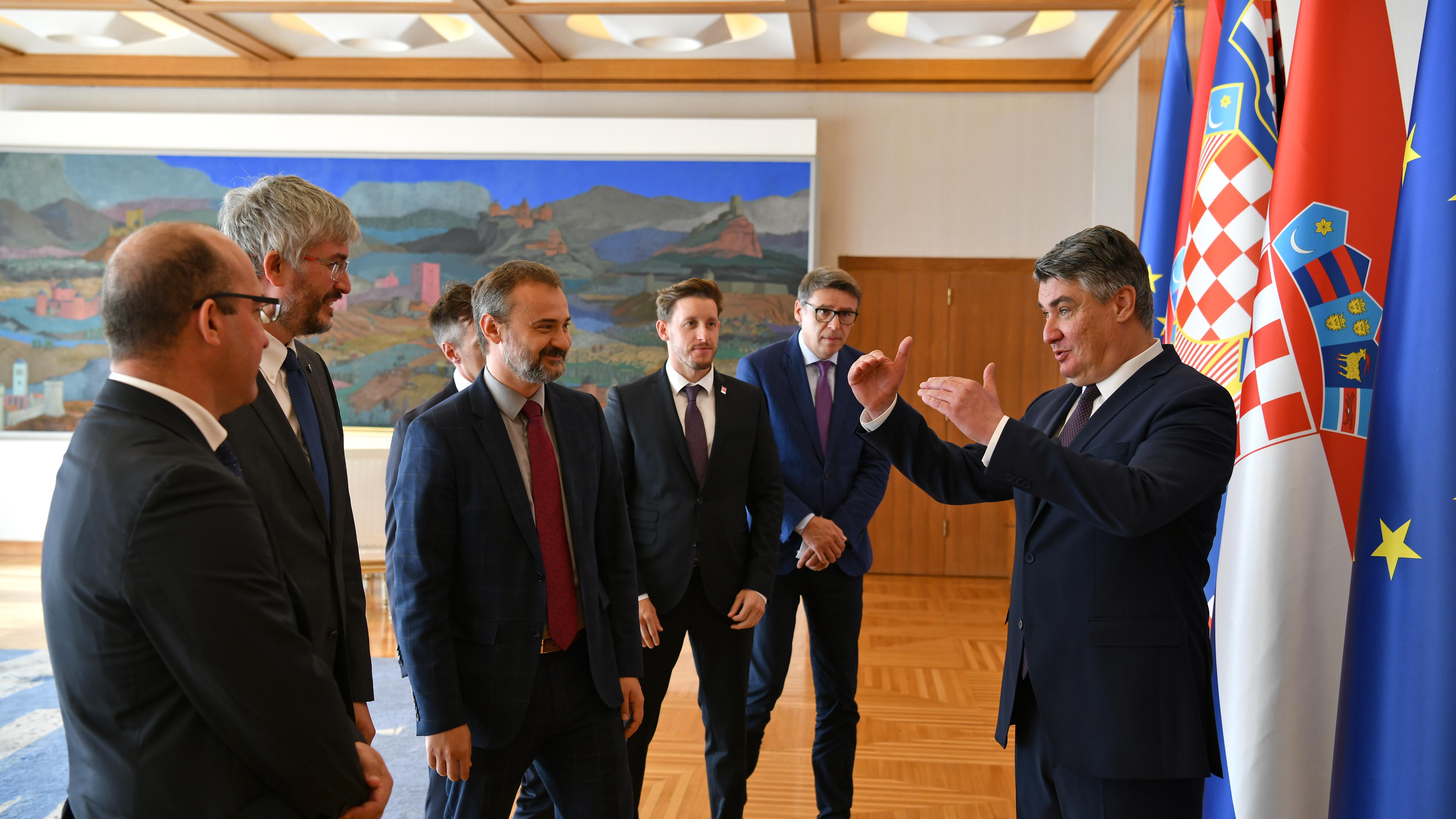 President Milanović Receives Croatian Academic Sports Federation ...