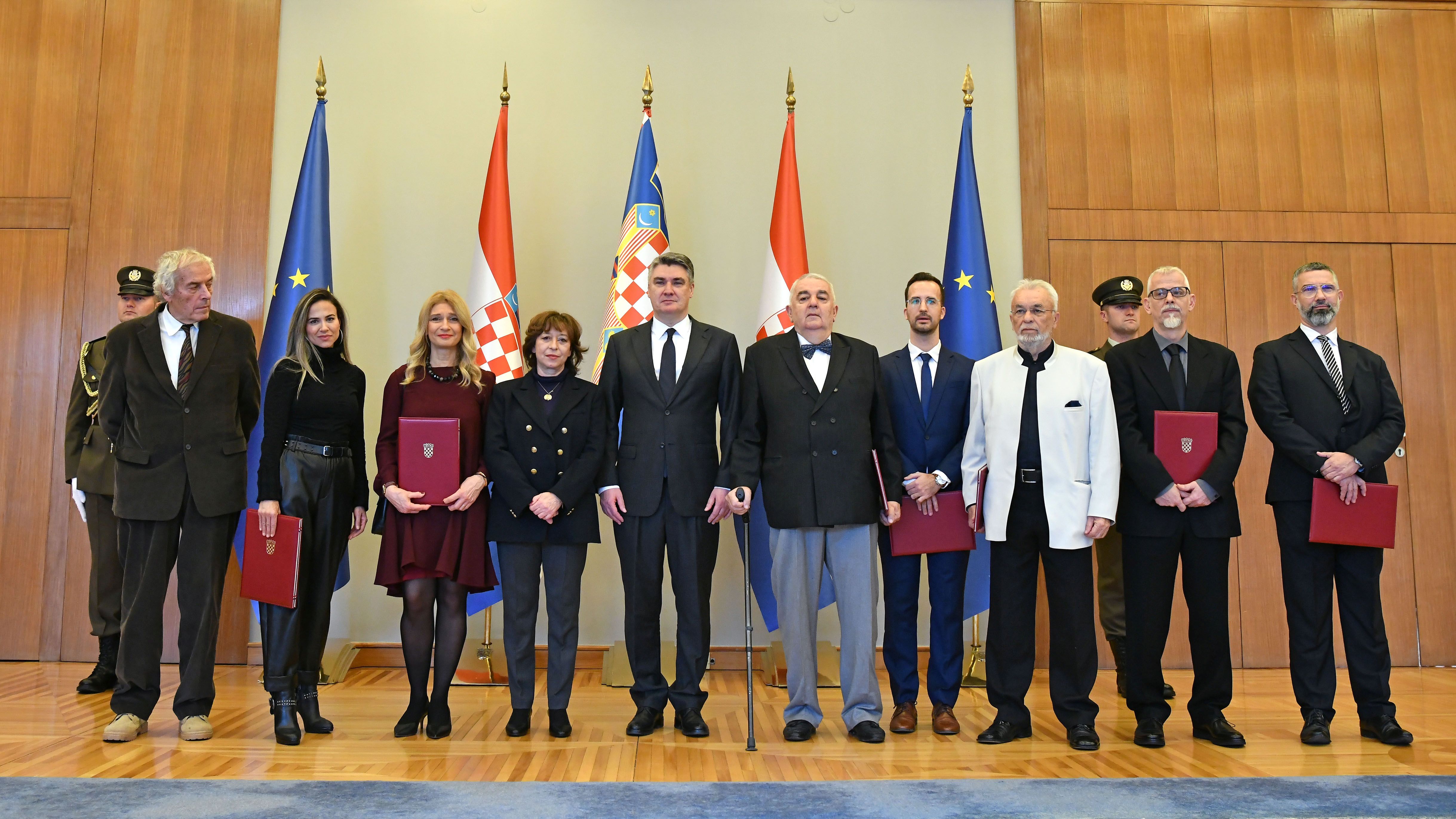 President Milanović Confers Grand Order of King Dmitar Zvonimir with ...