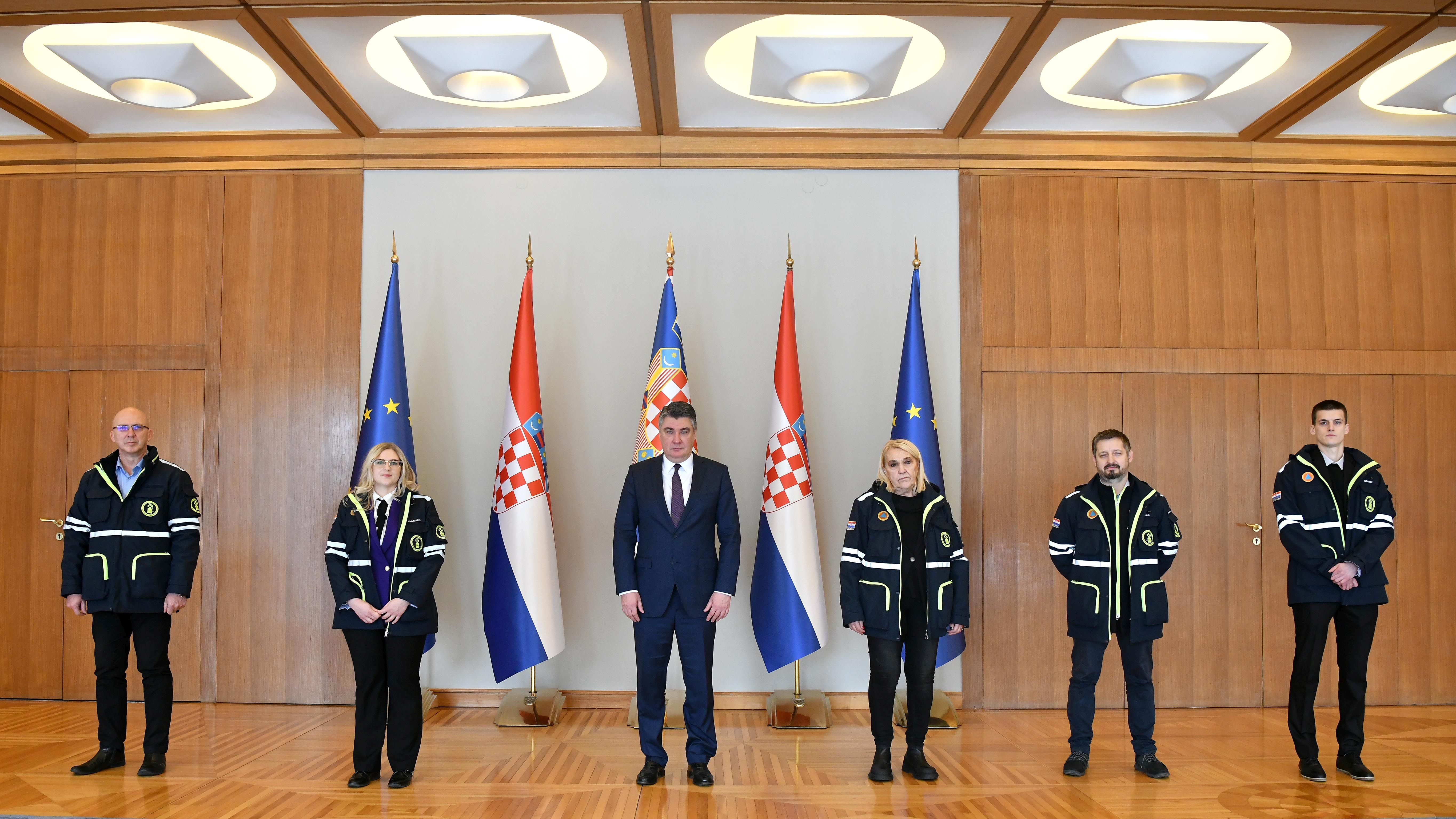 President Milanović Meets with Heads of Croatian Earthquake Engineering ...