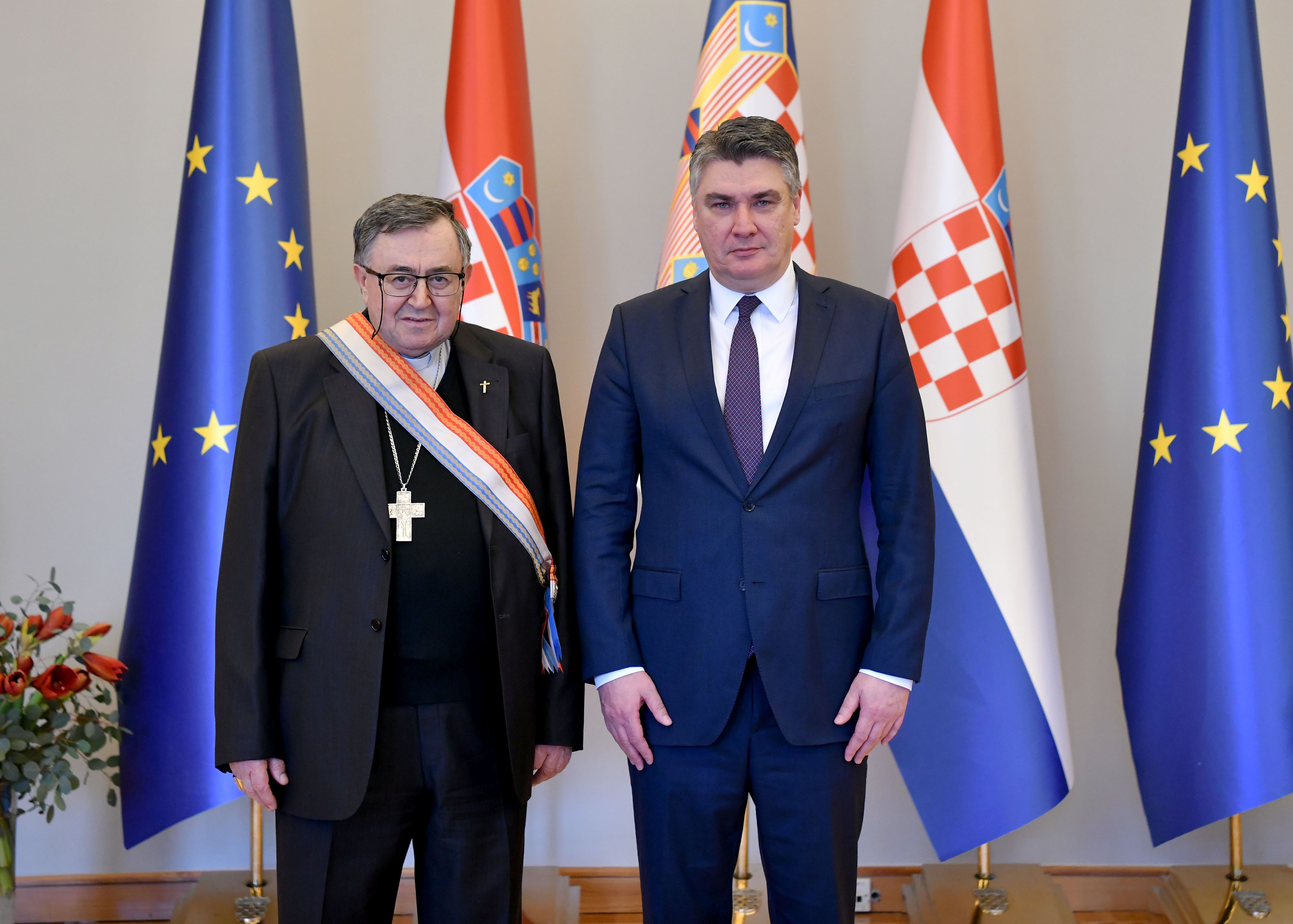 President Milanović Bestows Grand Order of King Dmitar Zvonimir with ...