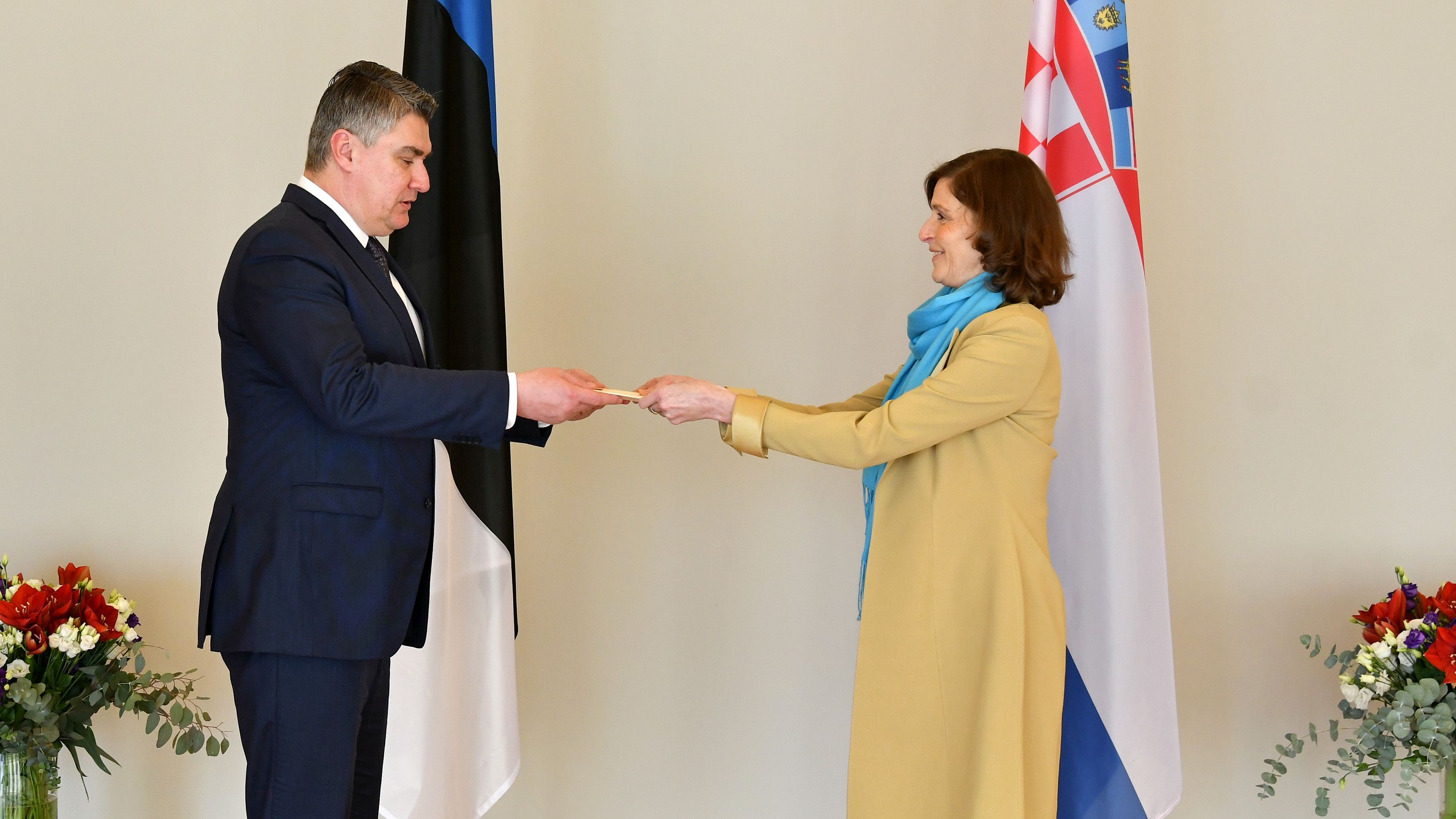 Ambassador of Republic of Estonia Presents Credentials to President of ...