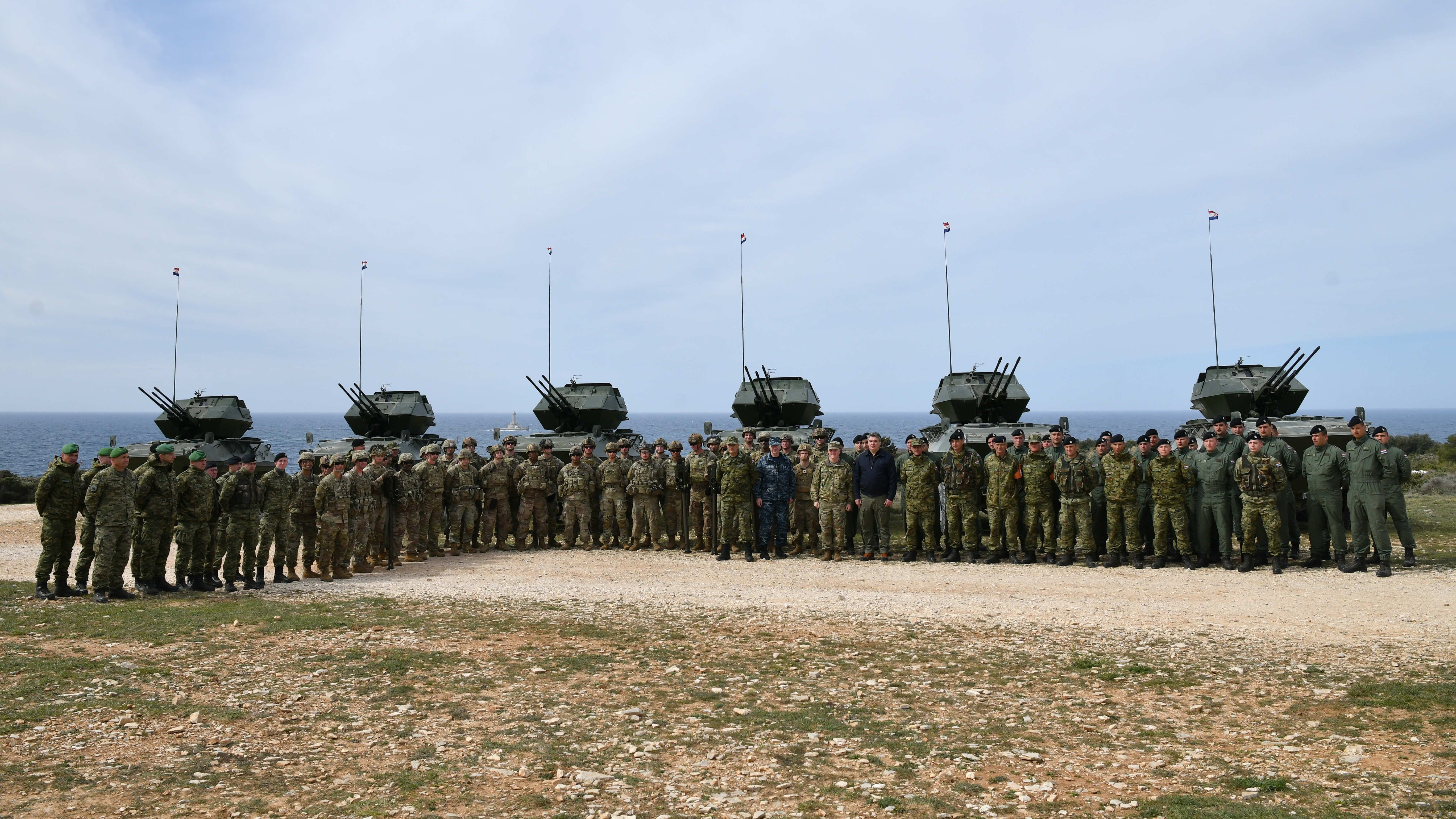 President Milanović Attends Military Exercise “Shield 22” of Croatian ...