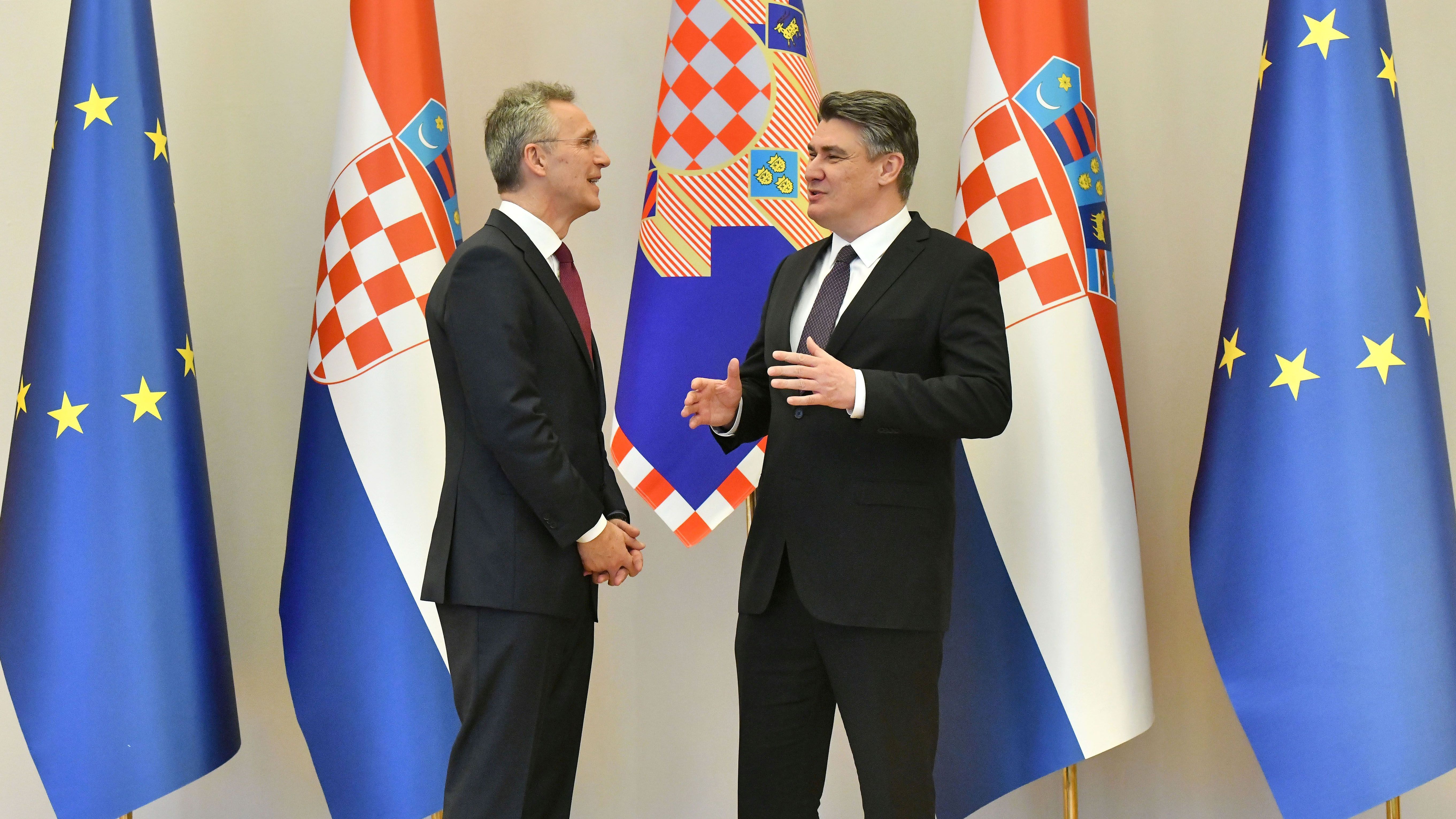 President Milanović Speaks with NATO Secretary General: Croatia expects ...