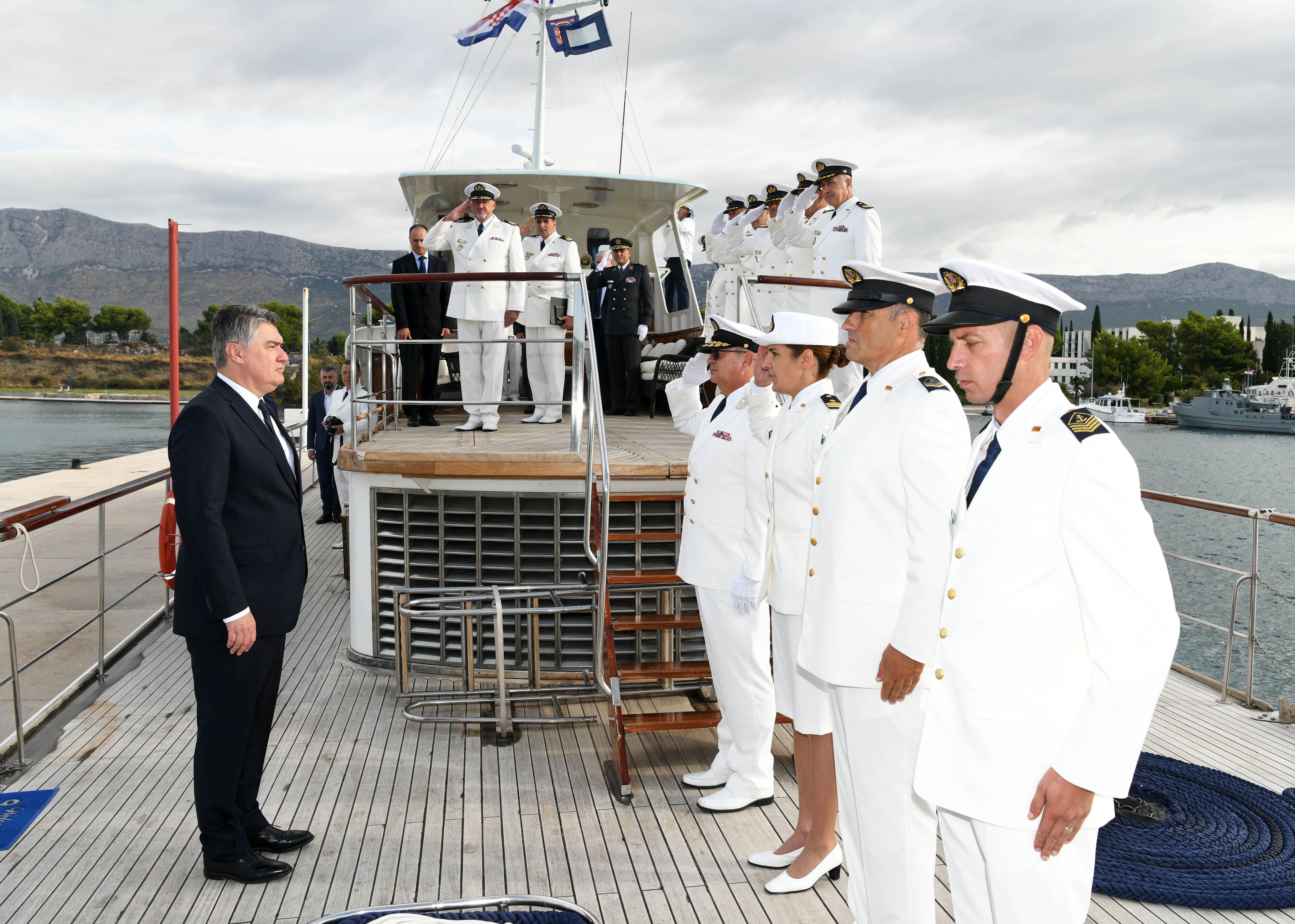 President Milanović in Split: The Croatian Navy must have ships for the ...