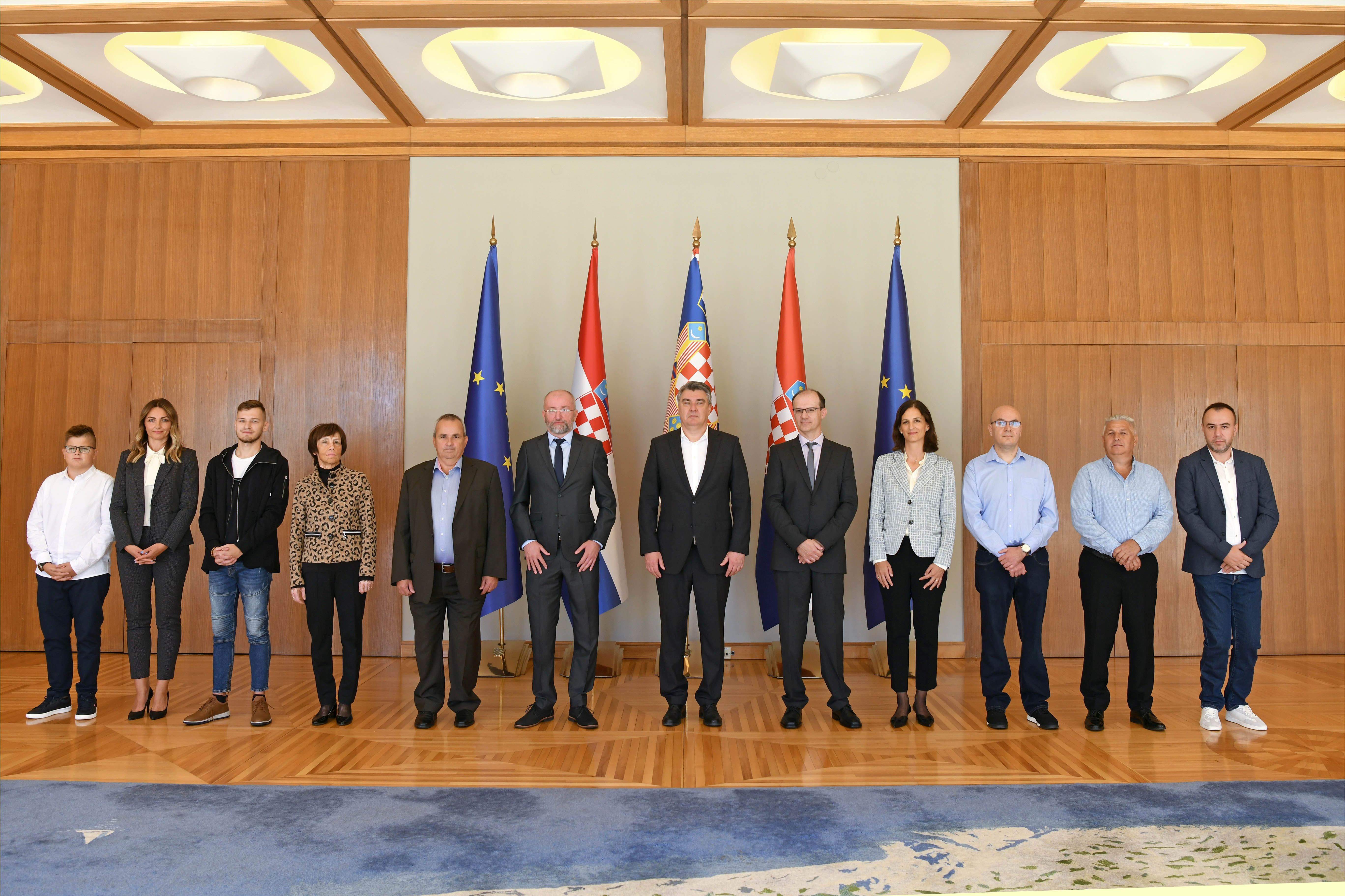 President Milanović Meets with Members of Croatian Haemophilia Society ...