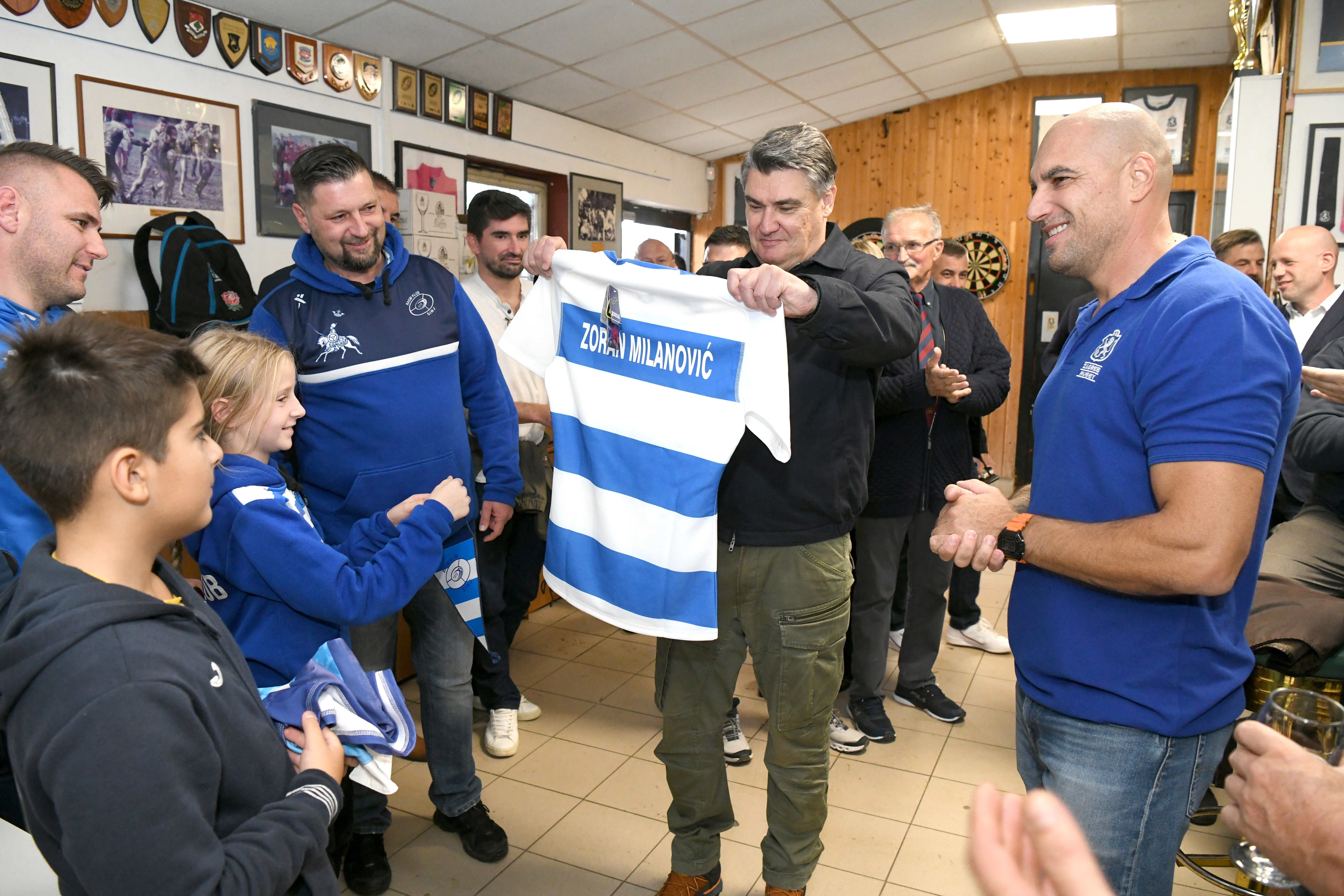 President Milanović Attends Croatian Championship Rugby Match between ...
