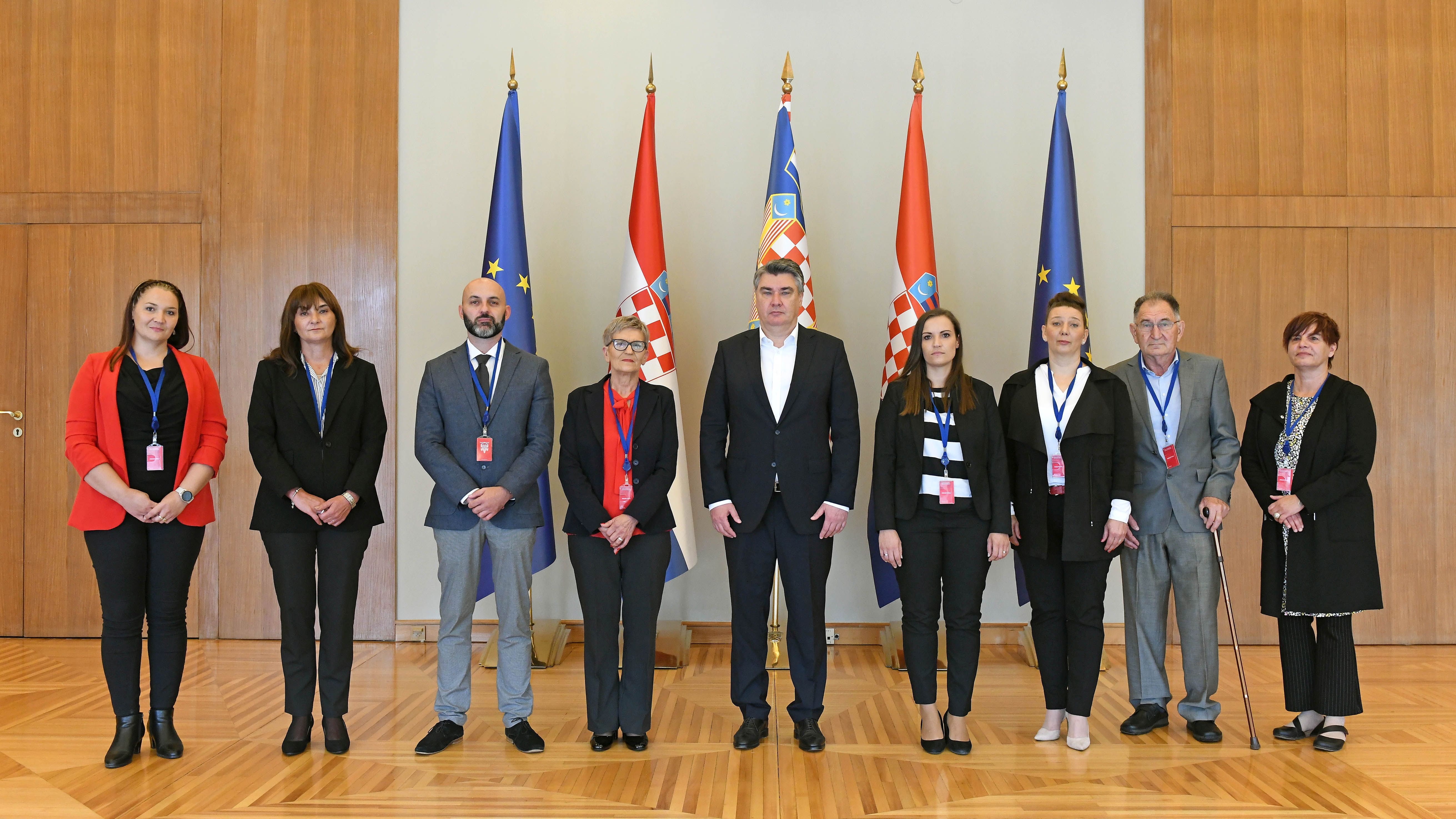 President Milanović Meets with Members of Krapina-Zagorje County ...