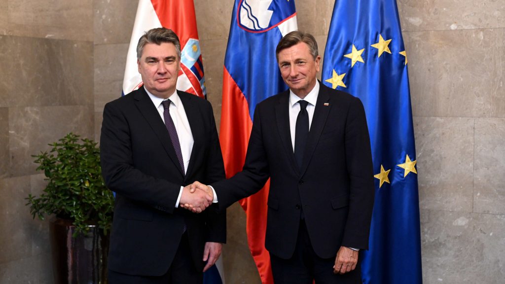 Presidents Milanović and Pahor Talk ahead of Brdo-Brijuni Process ...