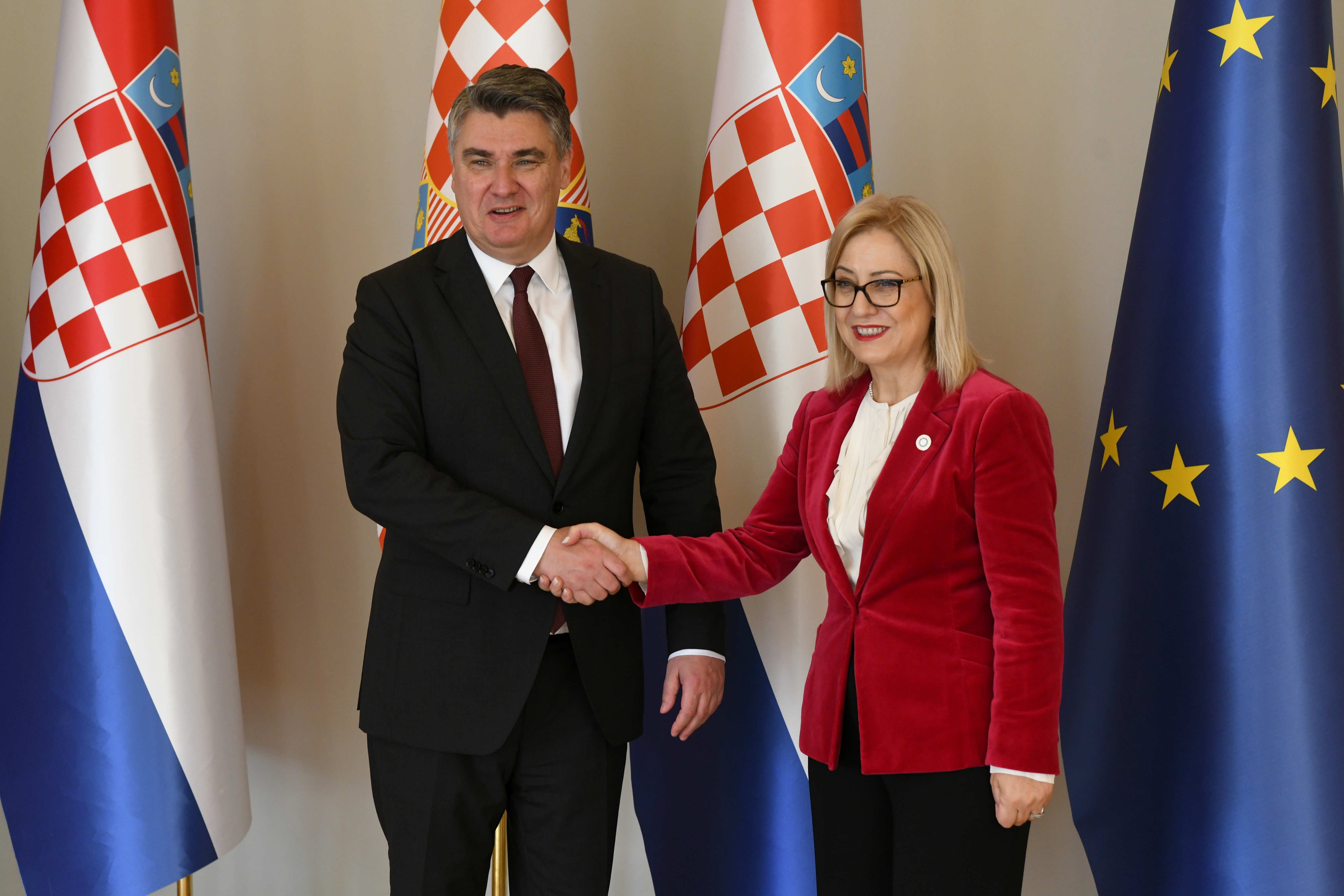 President Milanović Meets with Speaker of the Parliament of the ...