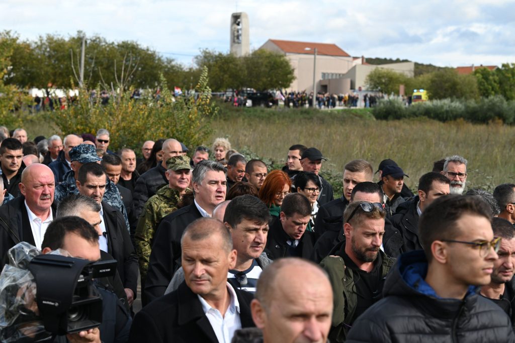 President Milanović Takes Part in Procession in Škabrnja on the ...