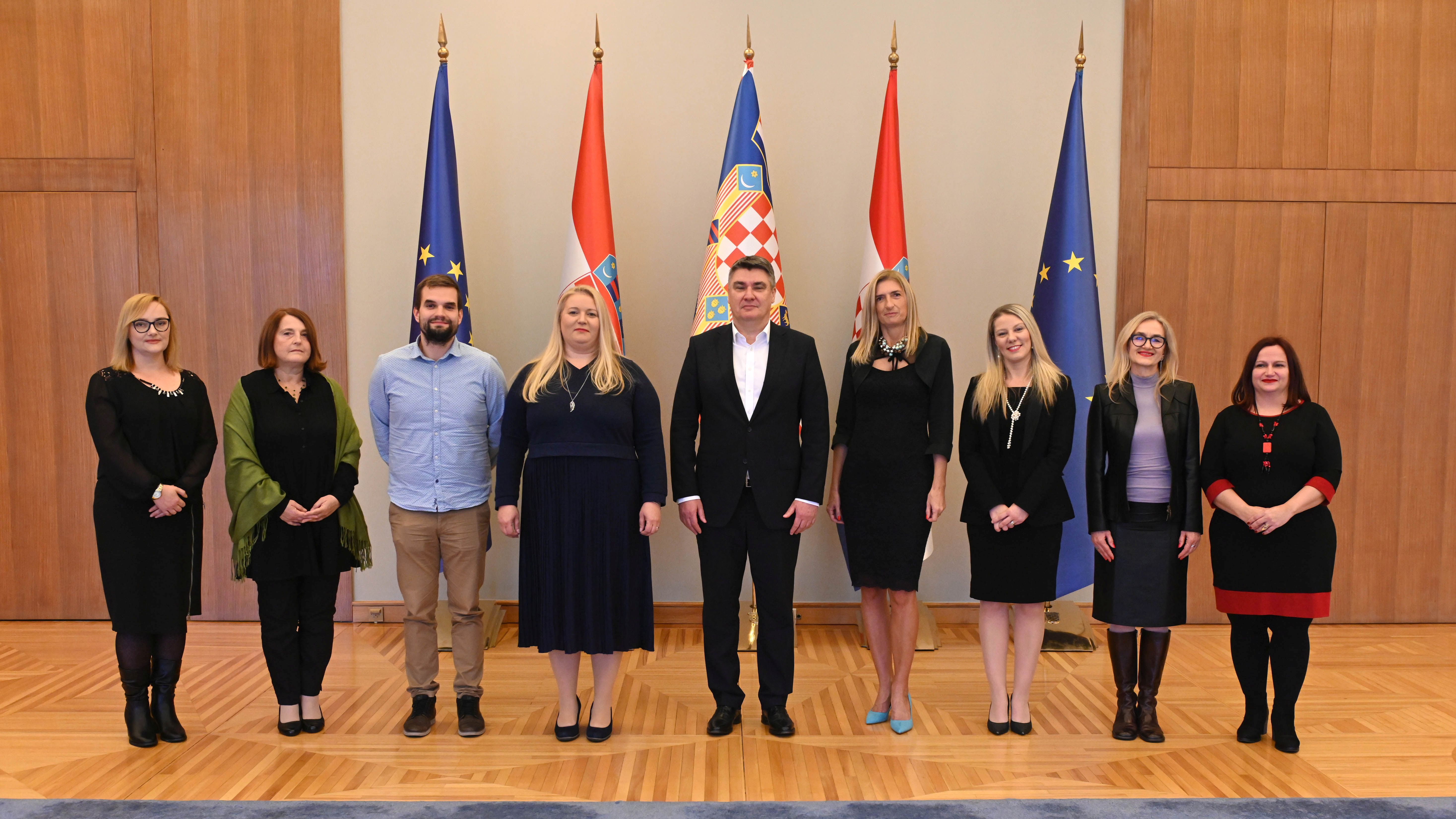 President Milanović Meets with Members of Croatian Association of ...