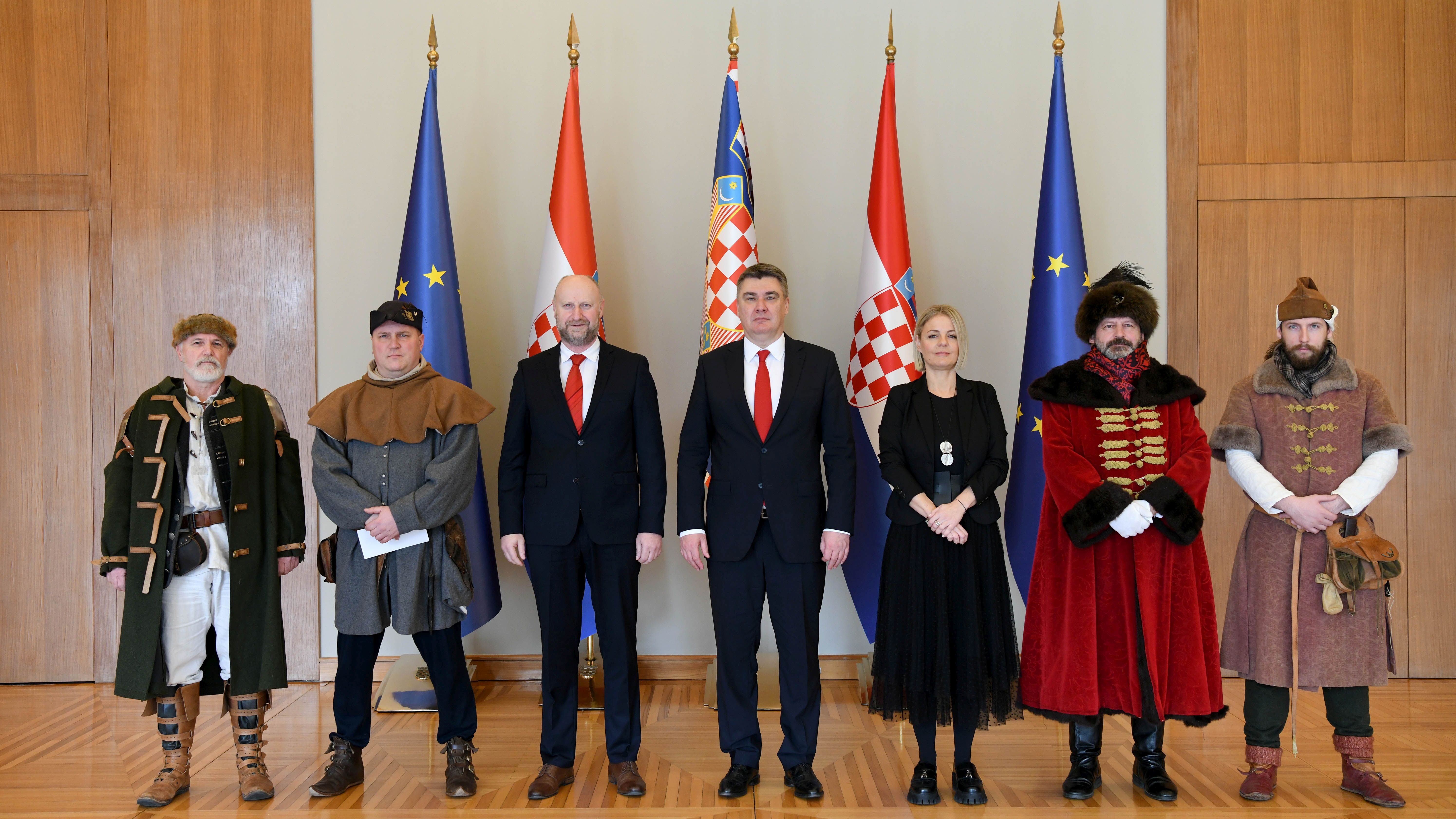 Predsjednik Milanović primio organizatore i sudionike obilježavanja 450 ...