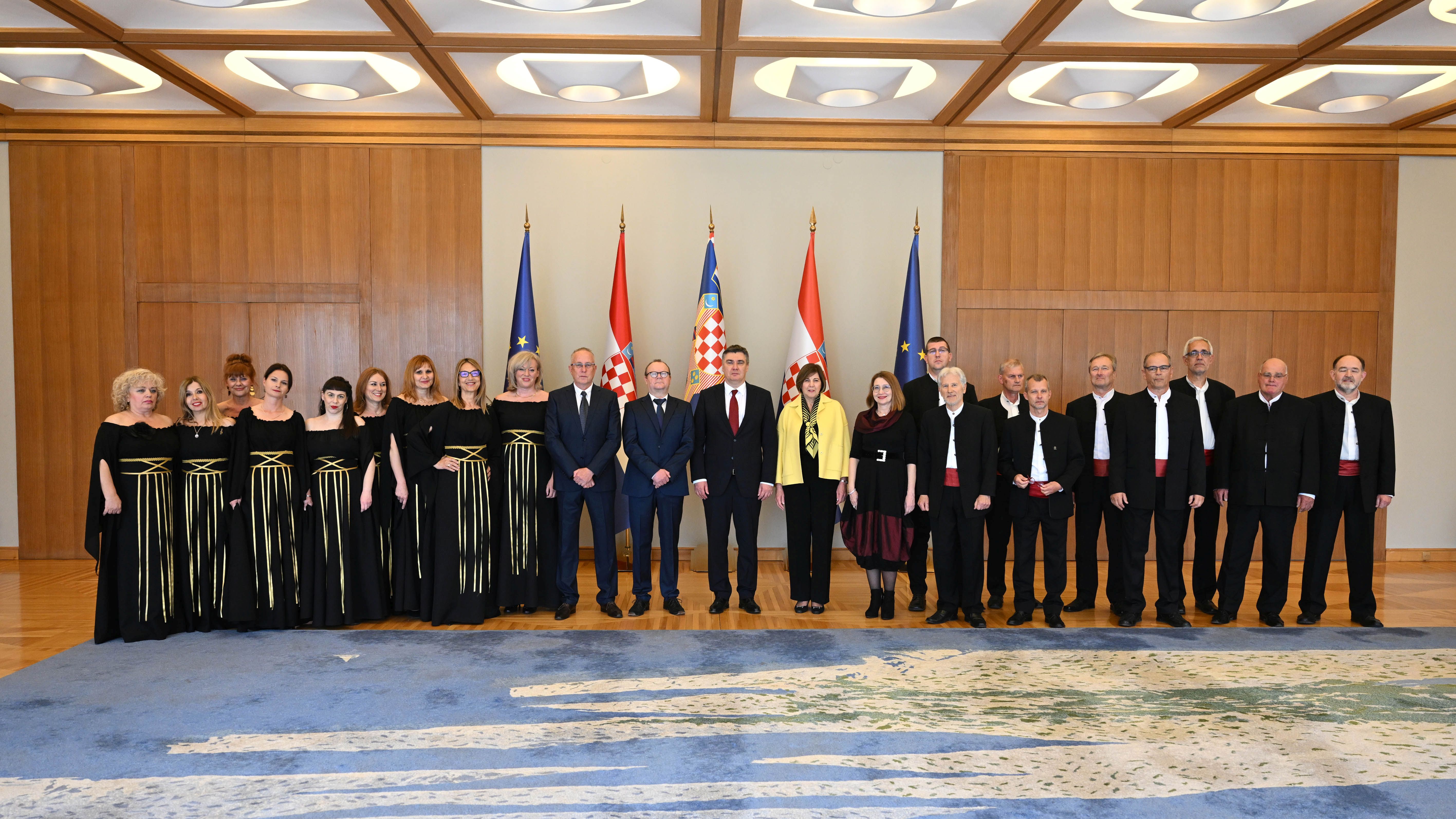 President Milanović Receives Members of “Filip Dević” Cultural Society ...