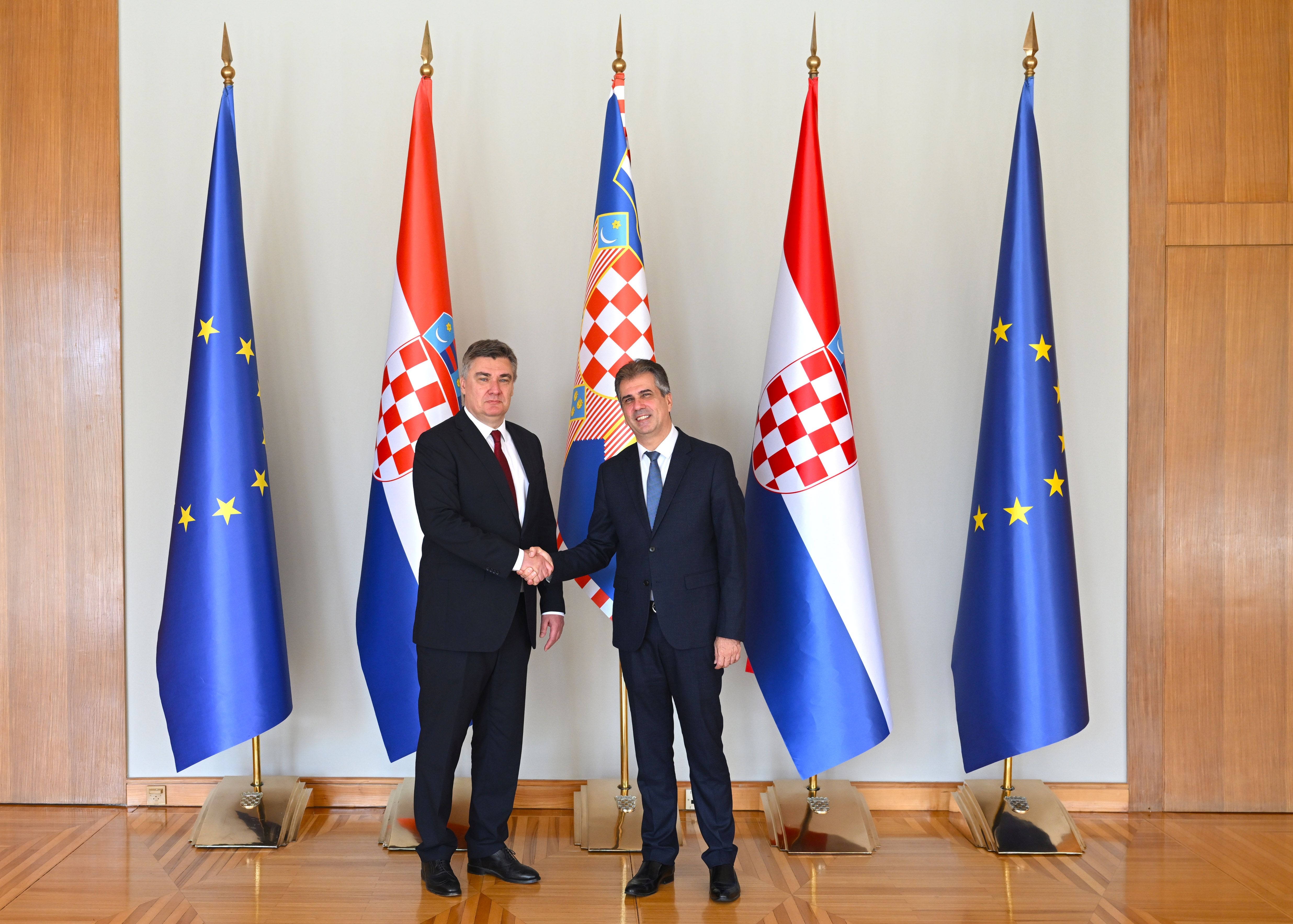 President Milanović Receives Israeli Foreign Minister Cohen - President ...