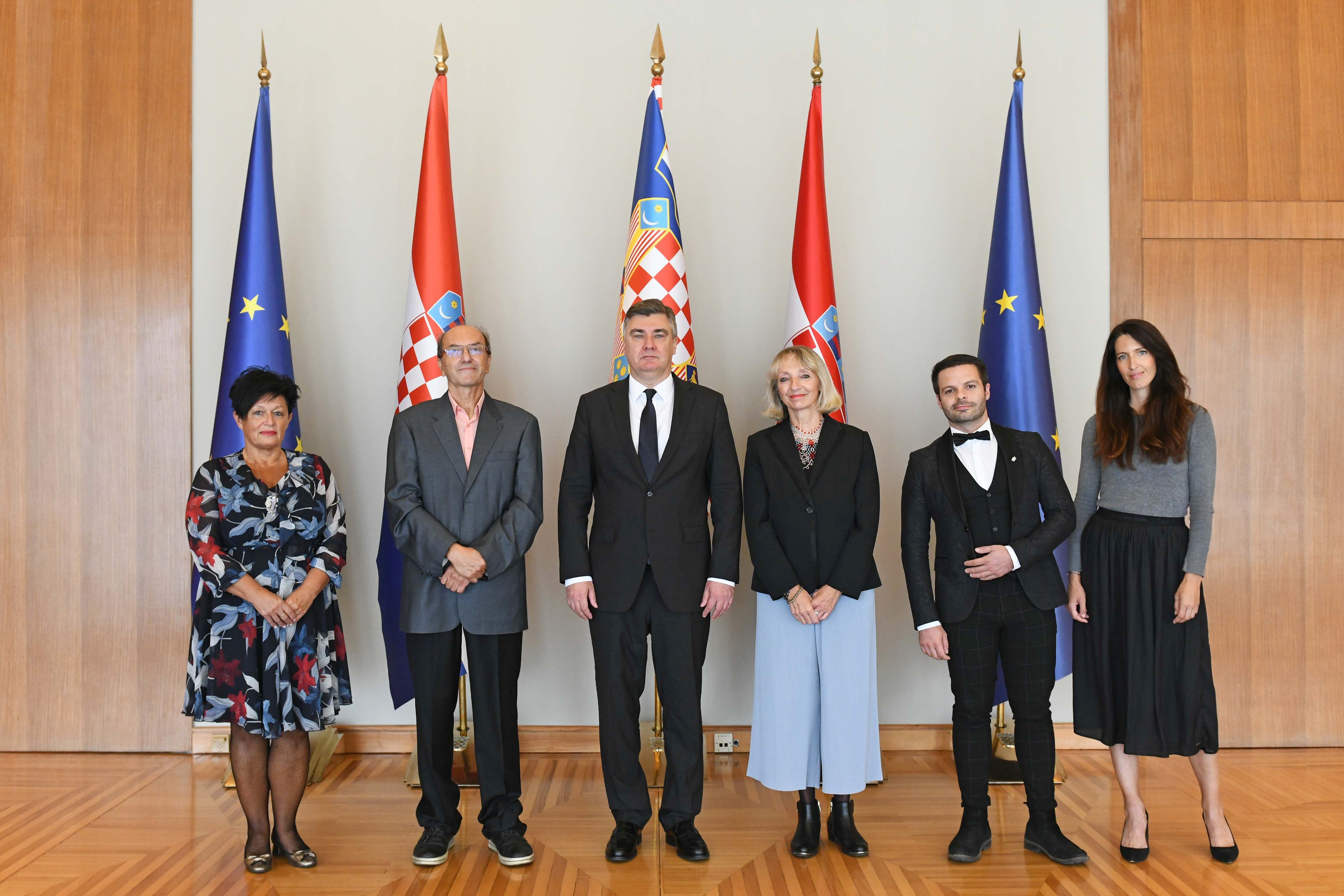 President Milanović Receives Representatives of Department of the ...