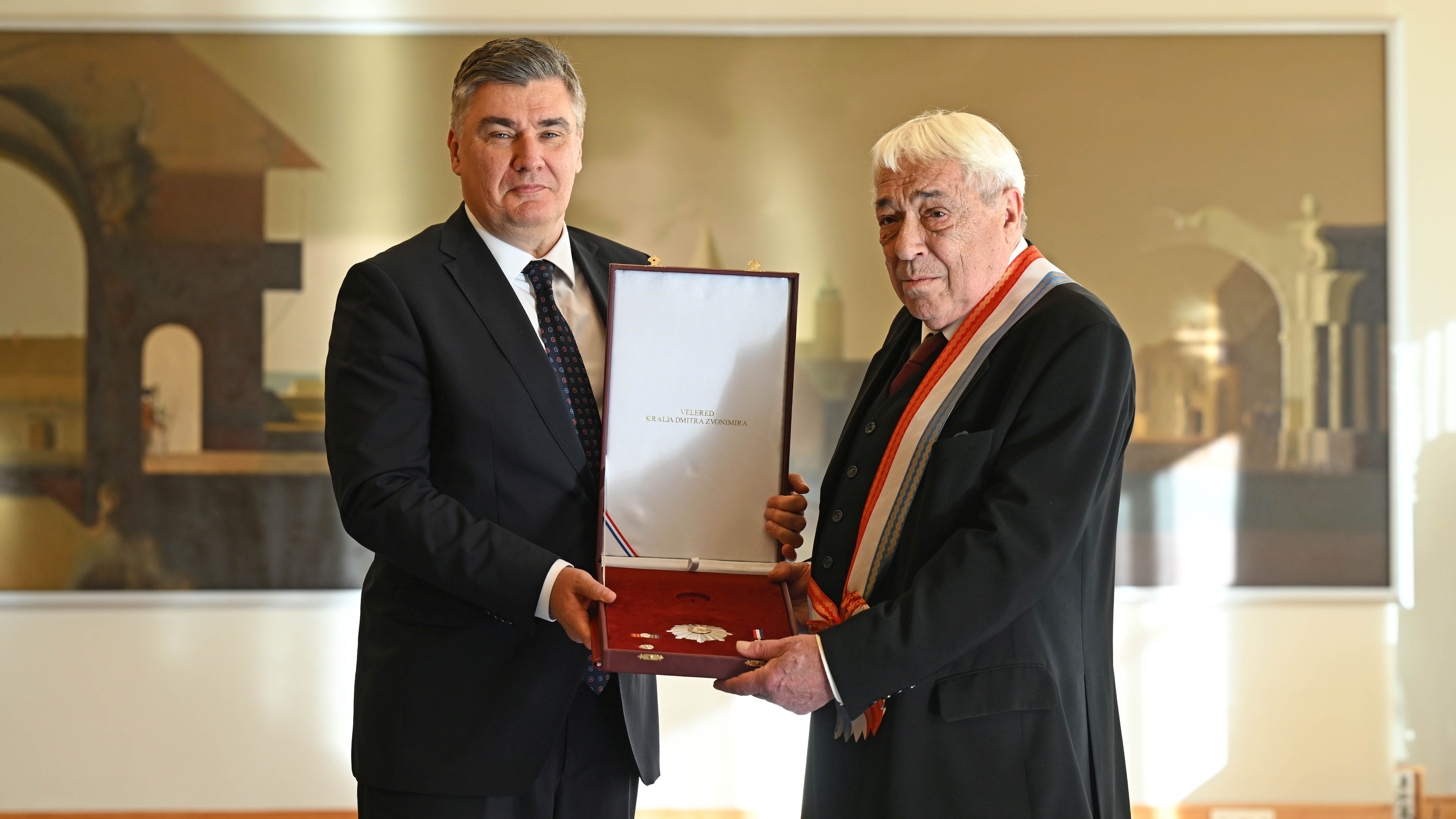 President Milanović Confers upon Antun Vujić Grand Order of King Dmitar ...