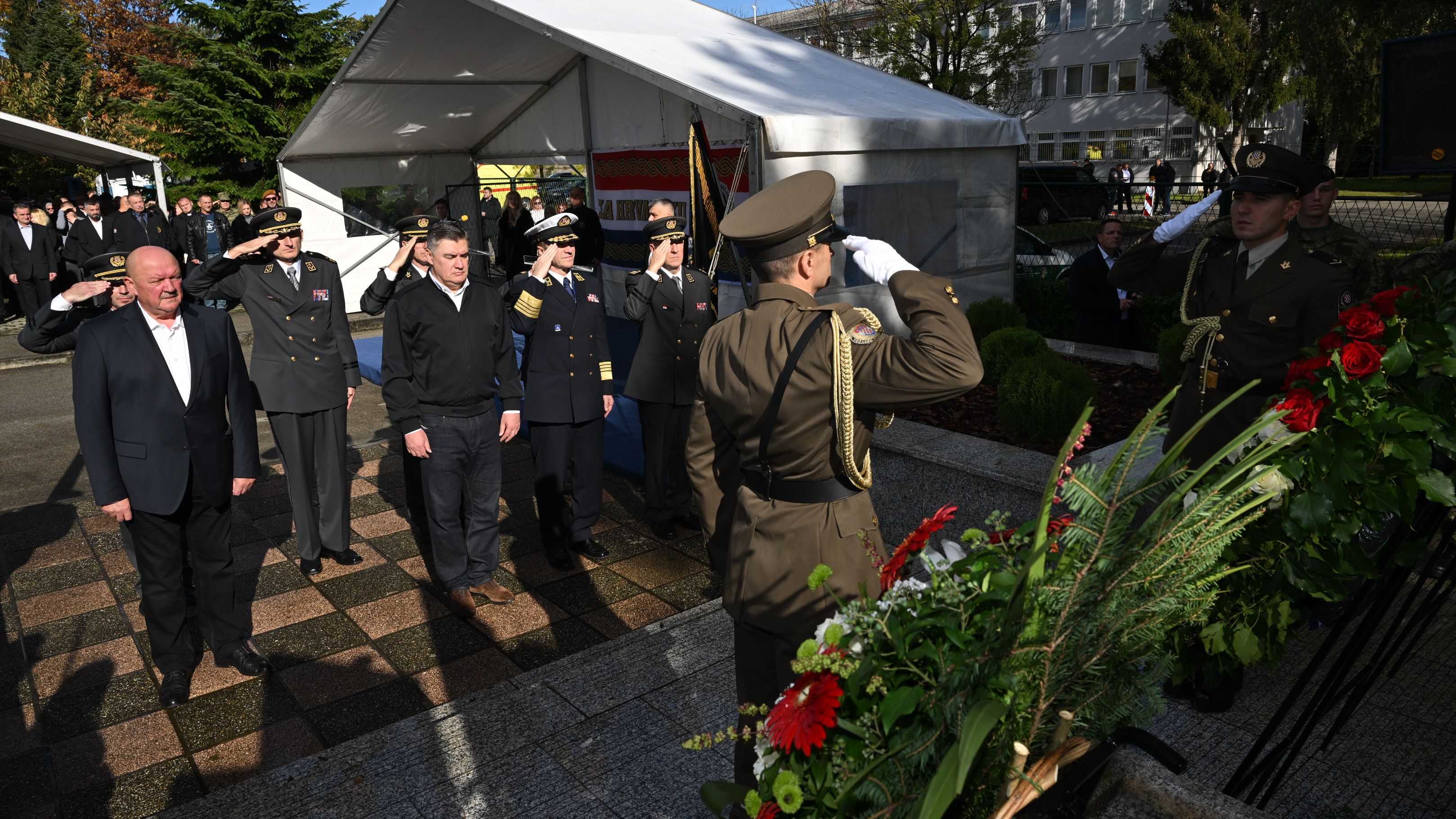 President Milanović Attends 33rd Anniversary of Formation of 1st Guards ...