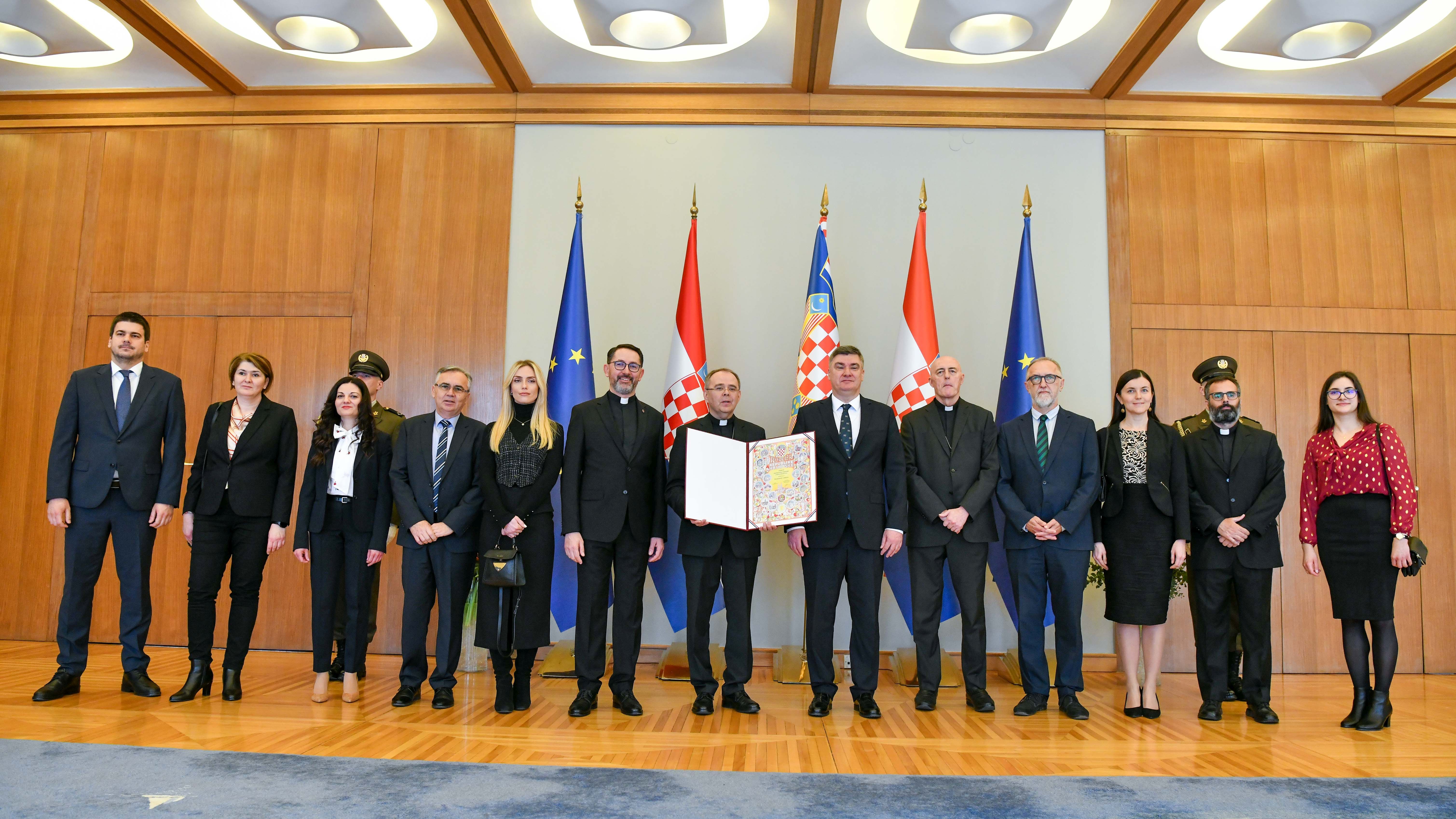 President Milanović Presents Charter of the Republic of Croatia to ...