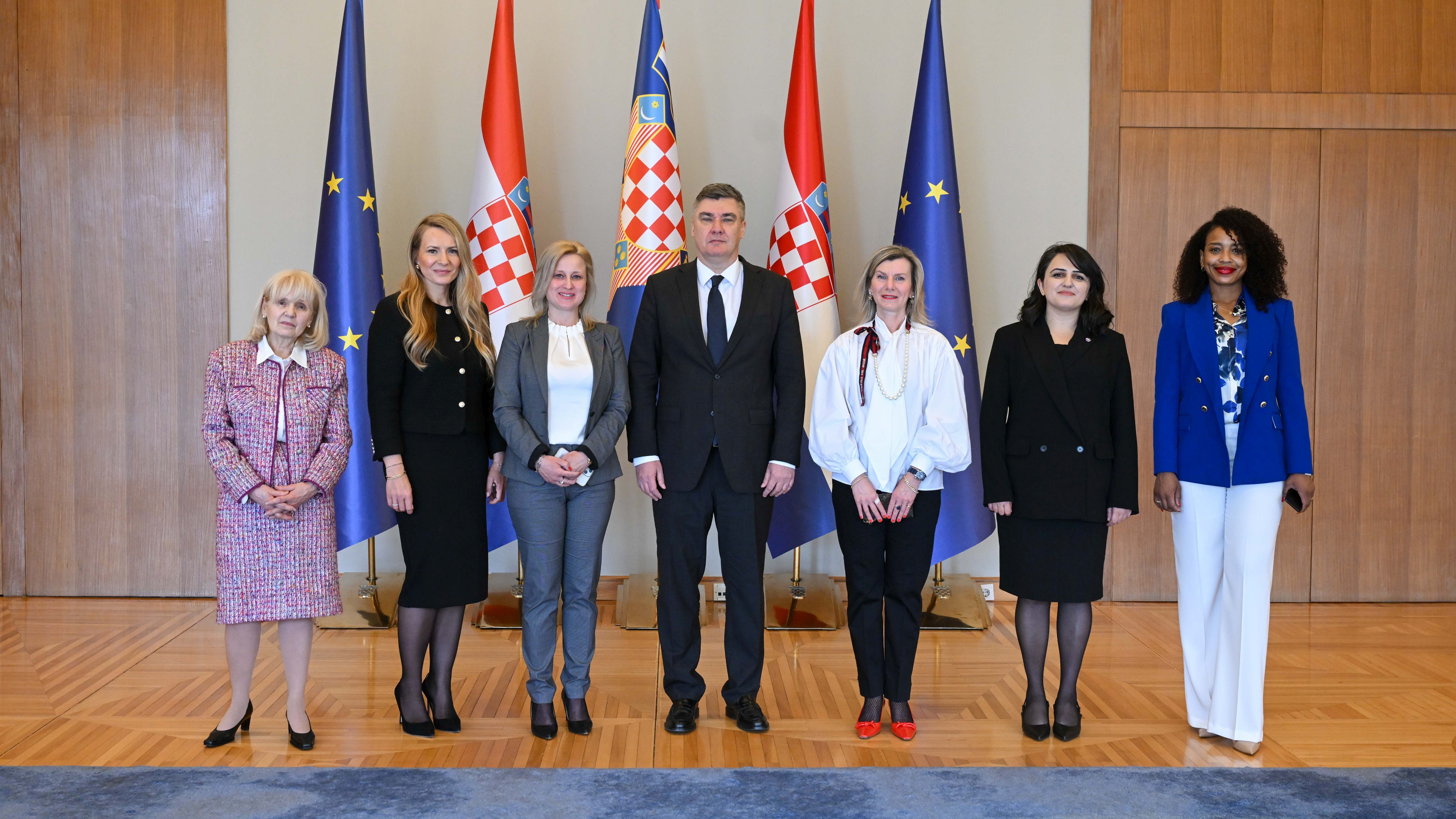 President Milanović Receives Representatives of International Women’s ...