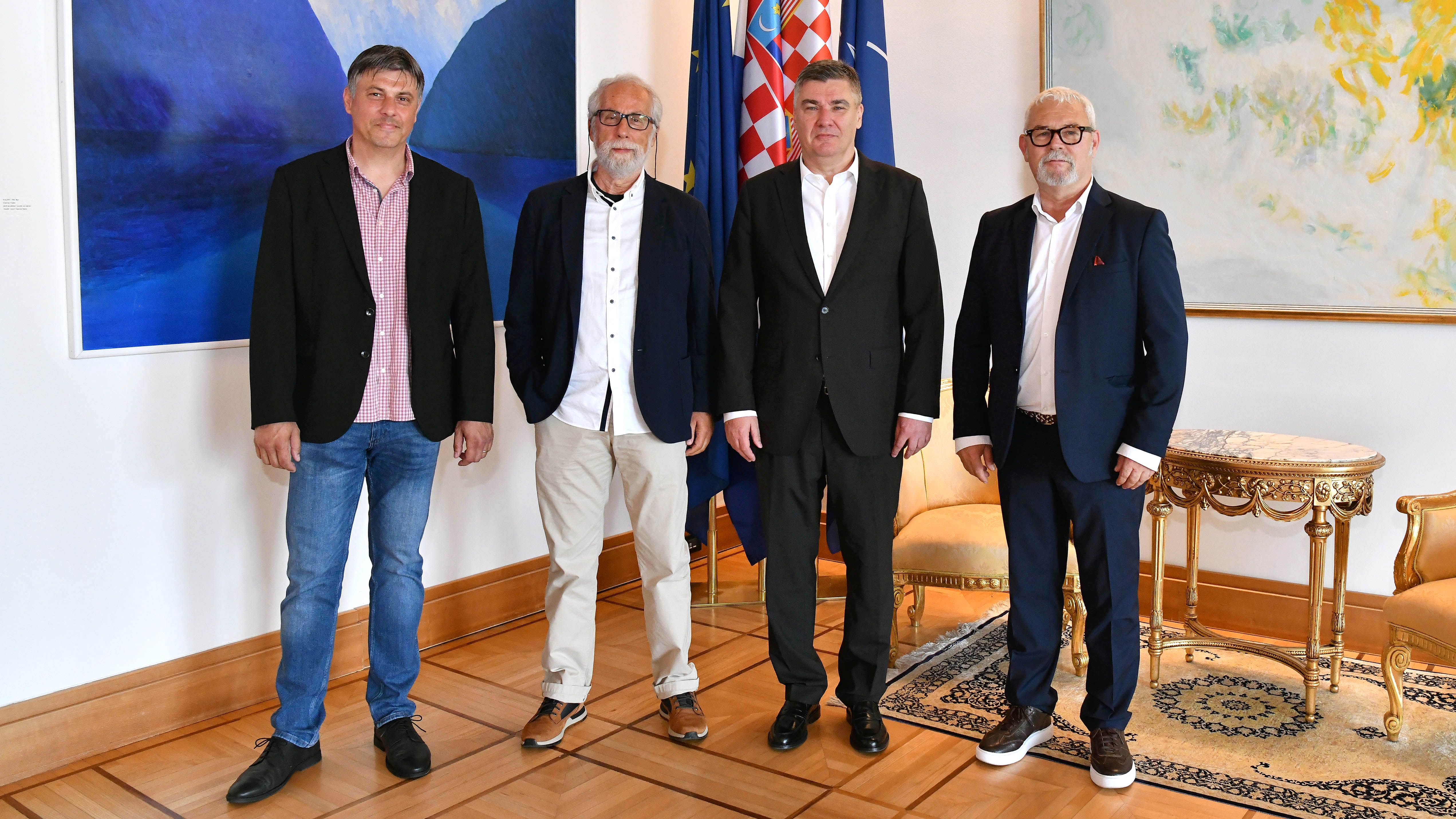 President Milanović Meets with Most Prominent Croatian Physicist Goran ...