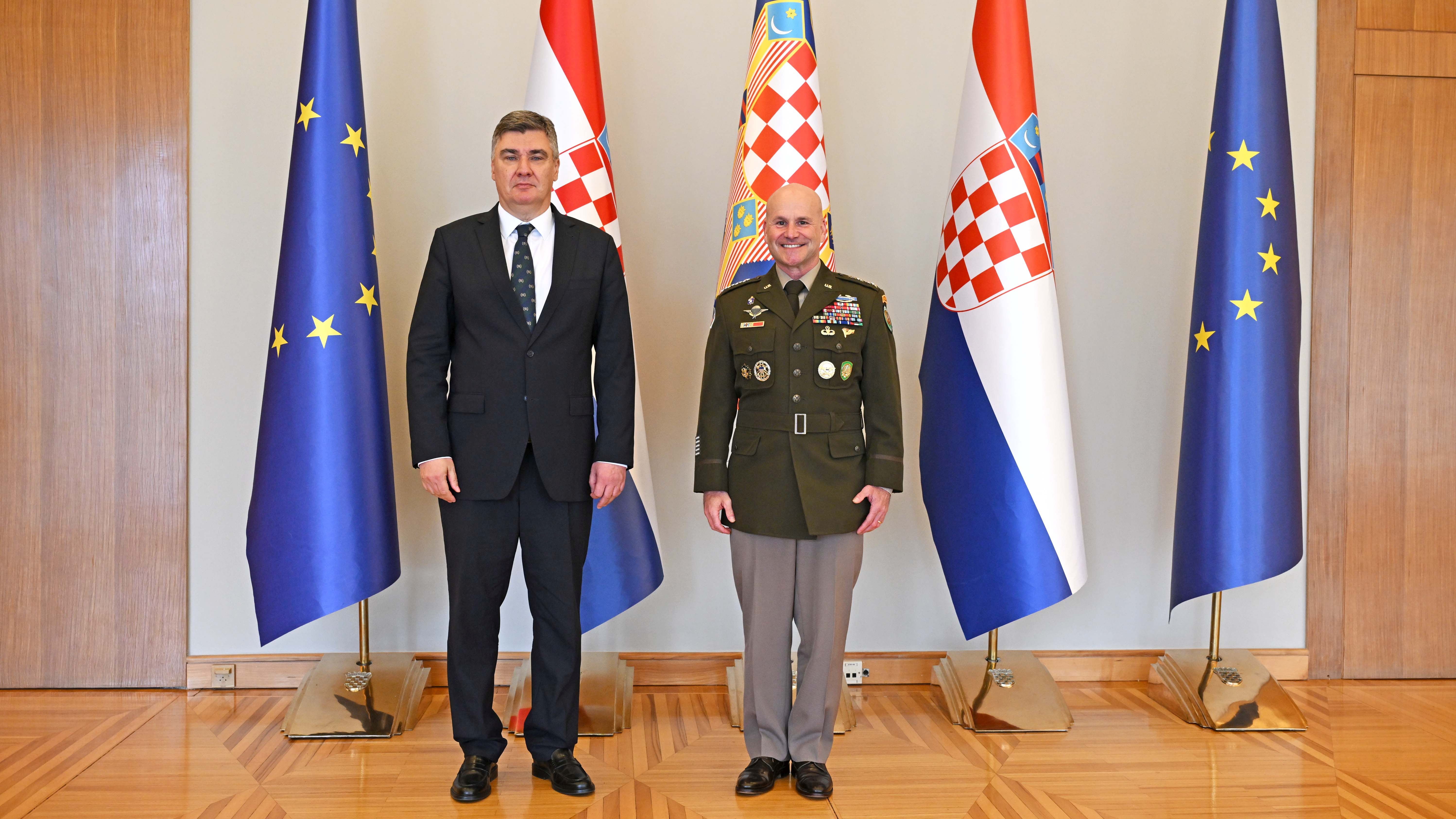 President Milanović Receives NATO Supreme Allied Commander Europe ...