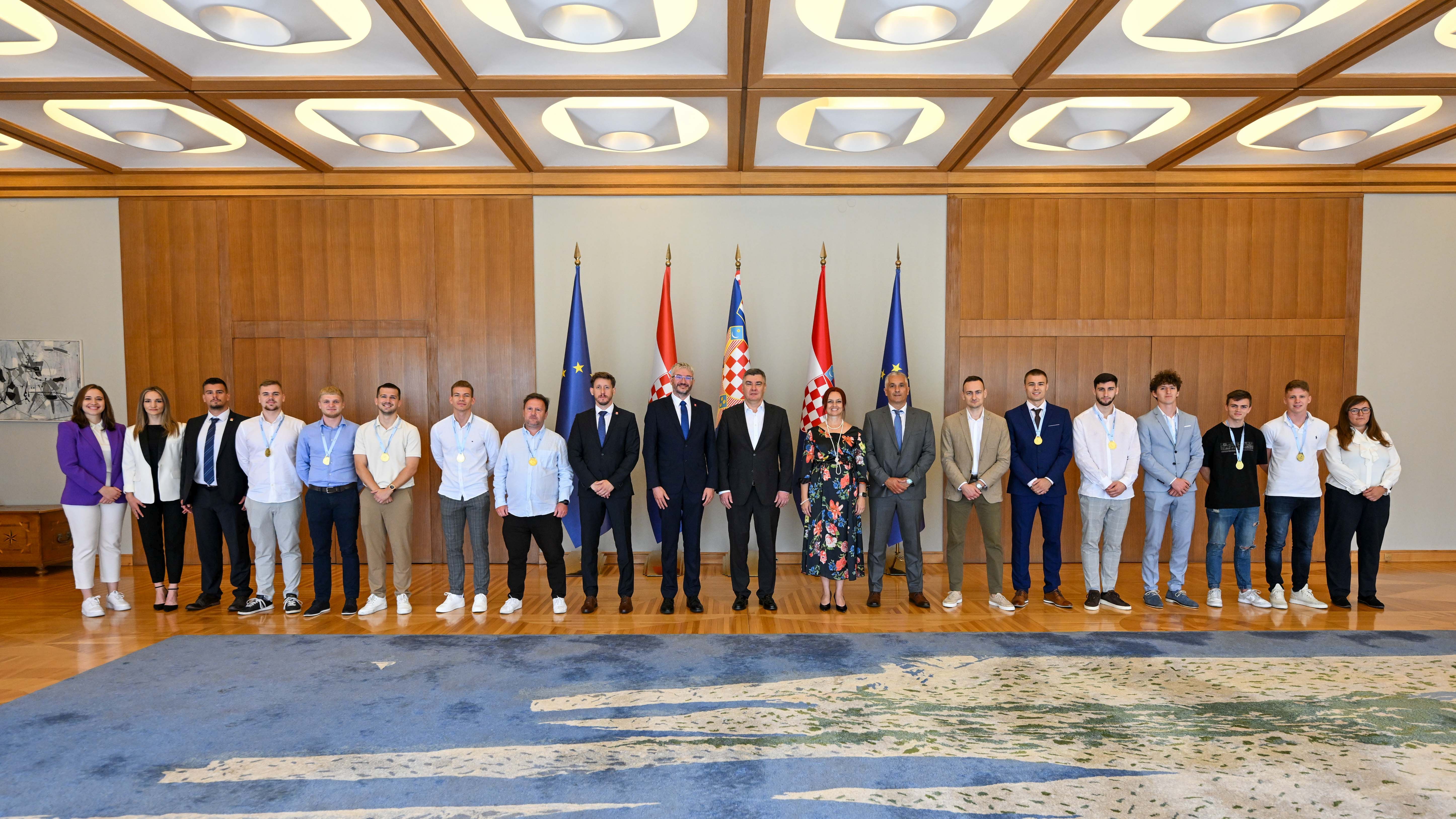 President Milanović Receives Croatian University Futsal Team and Coach ...
