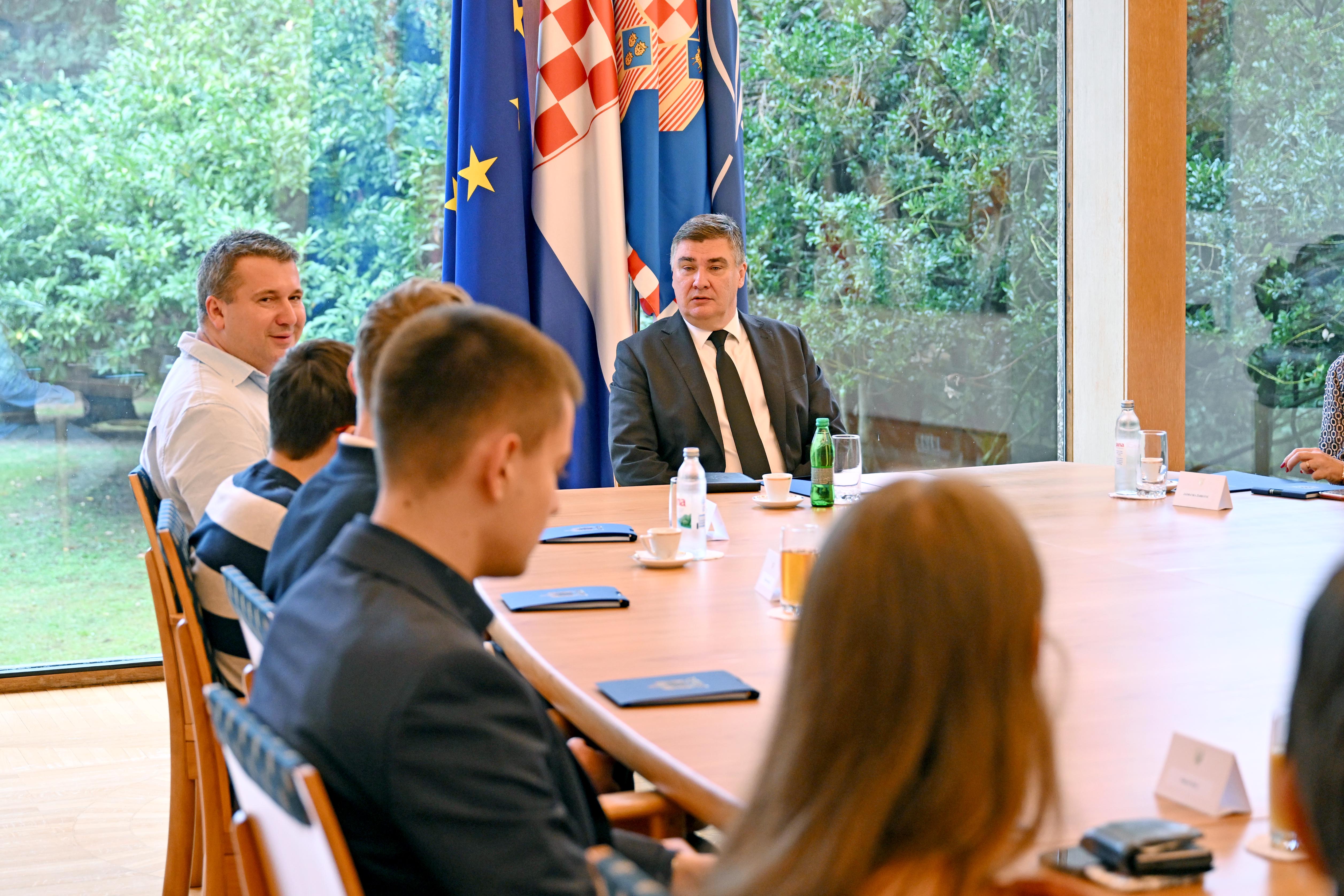 President Milanović Receives Delegation of Croatian Informatics ...