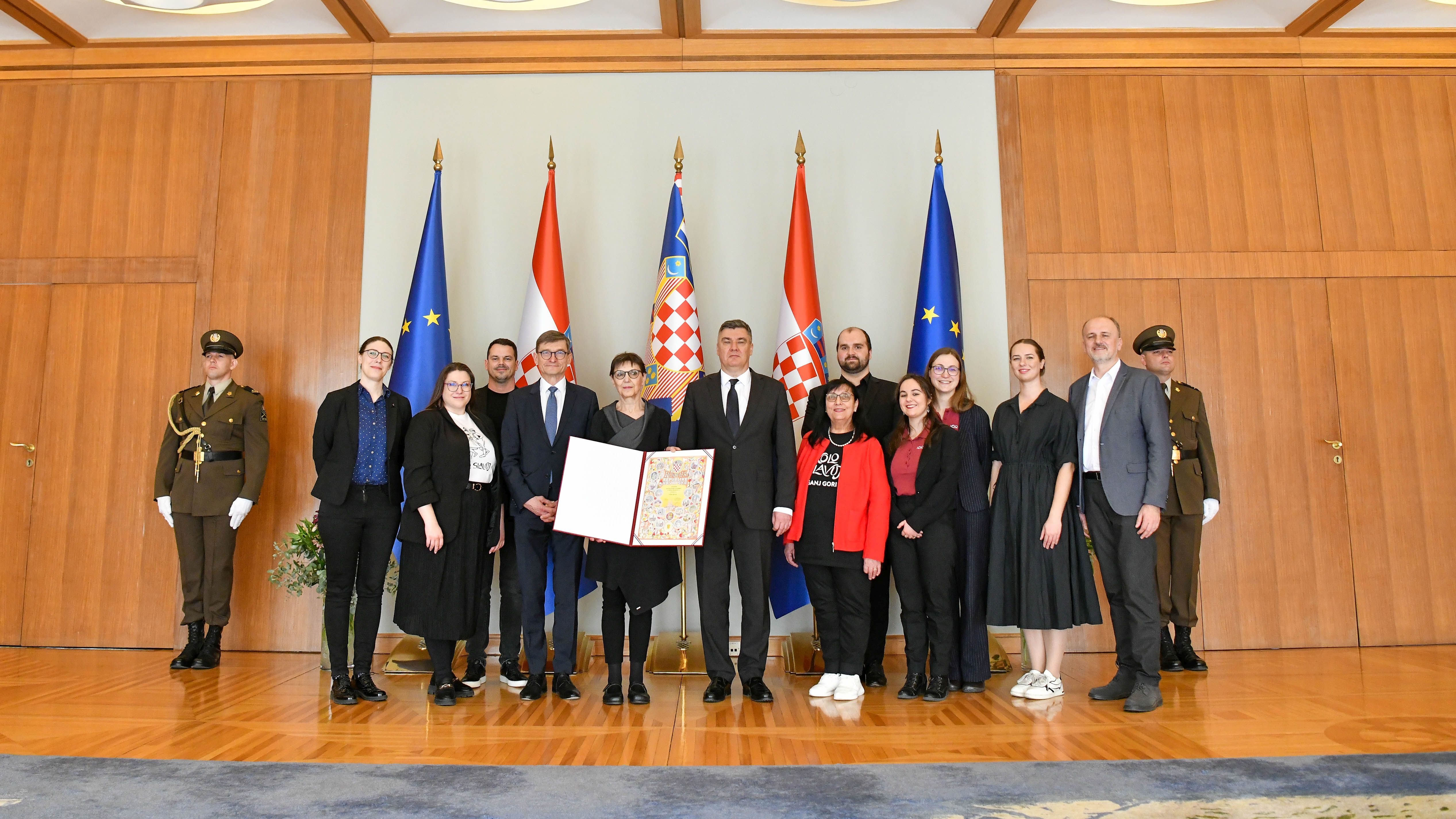 President Milanović Awards Charter of the Republic of Croatia to the ...