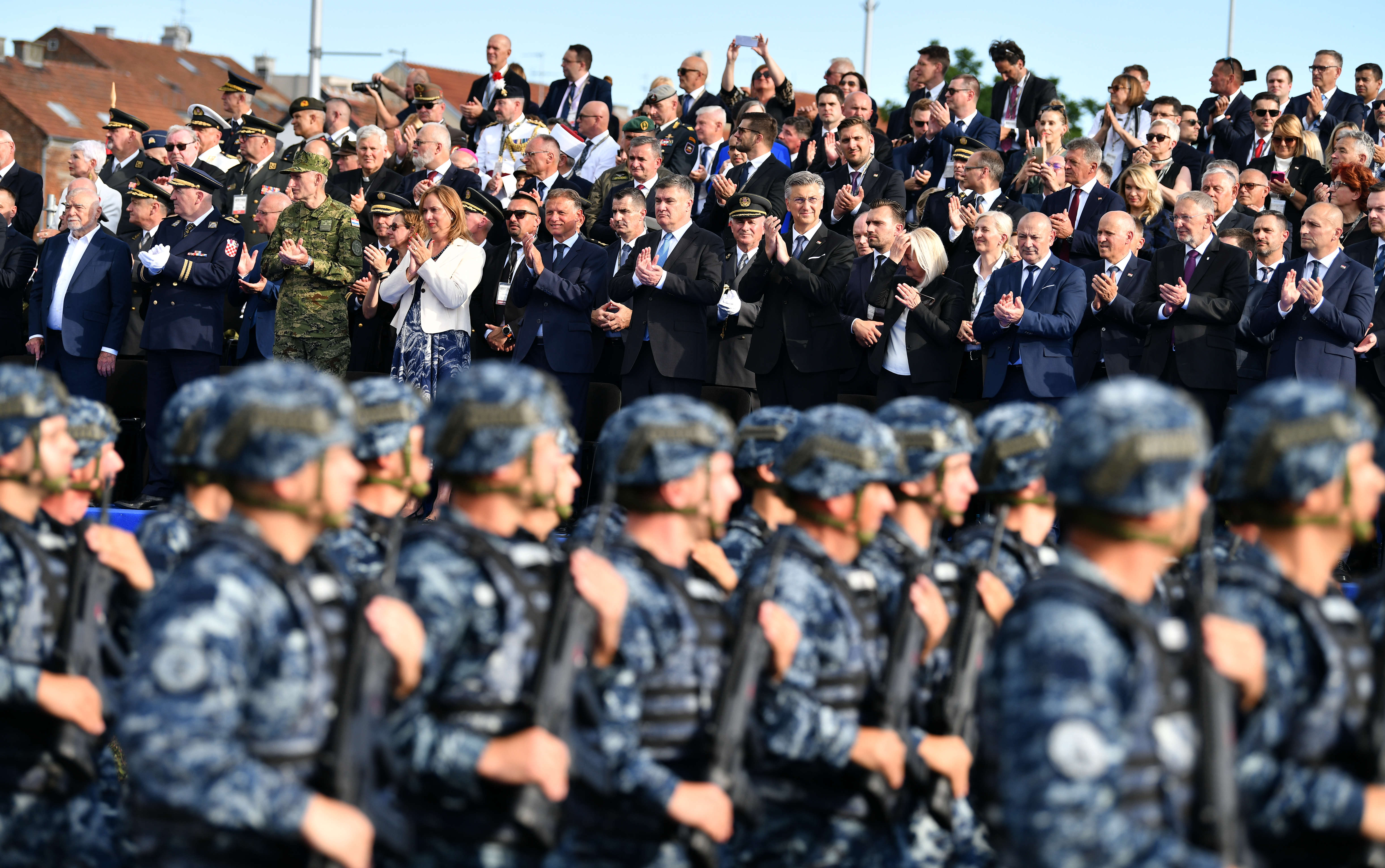 President Milanović Attends Military Parade Marking 30th Anniversary of the Military and Police ...