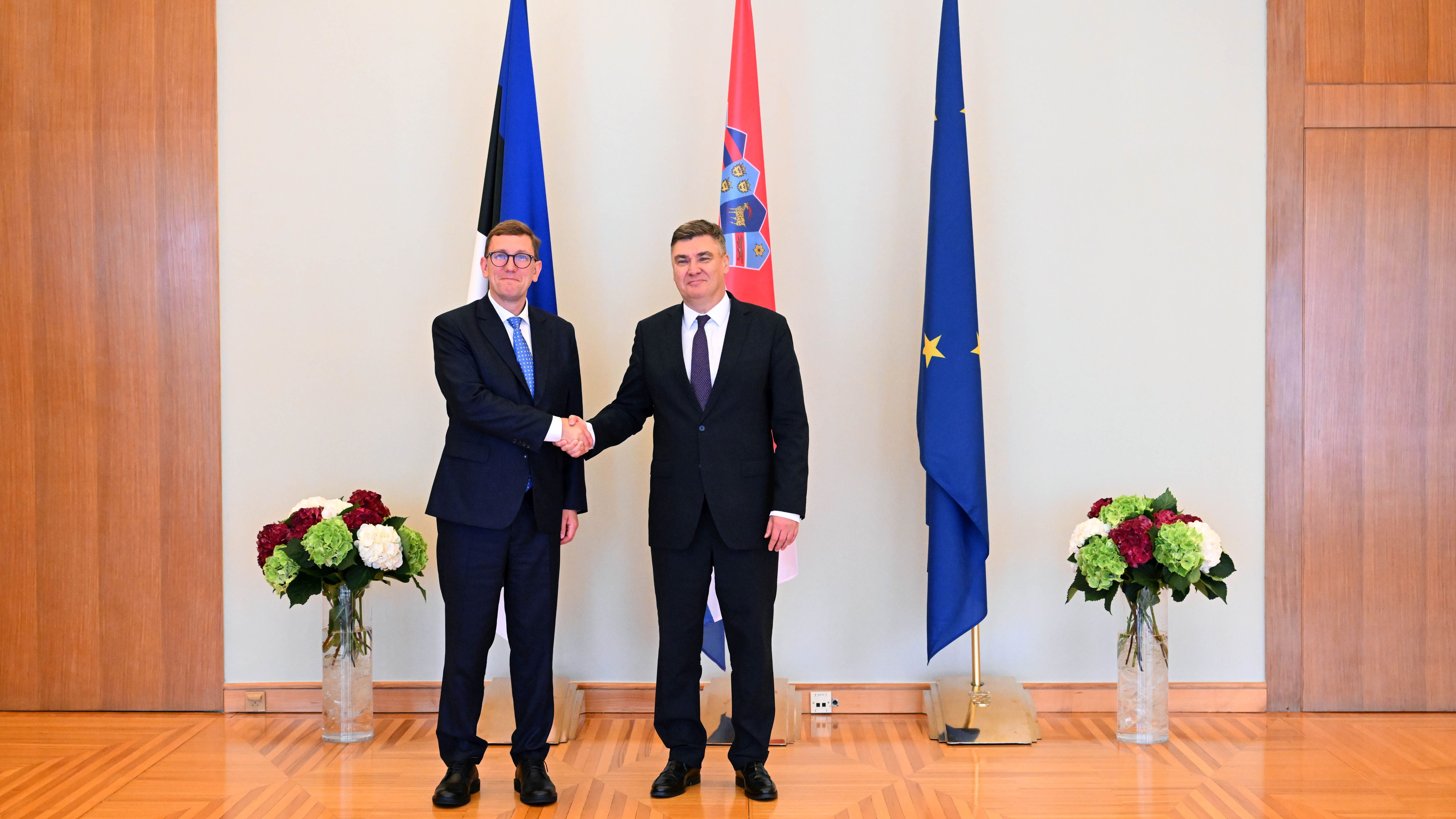 President Milanović Receives Estonian Prime Minister Kristen Michal ...