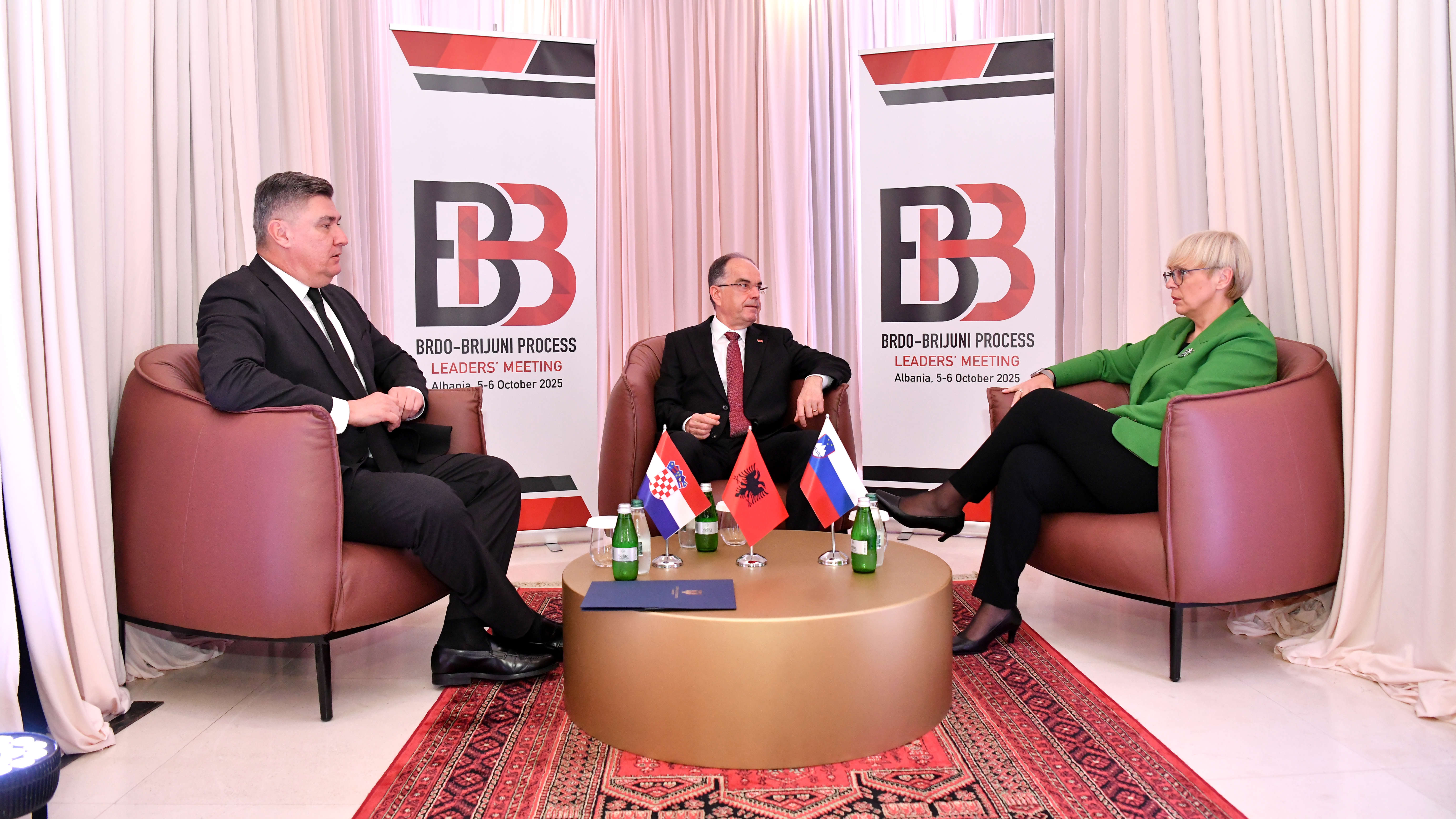Presidents of Croatia, Slovenia and Albania Meet Ahead of Brdo-Brijuni ...