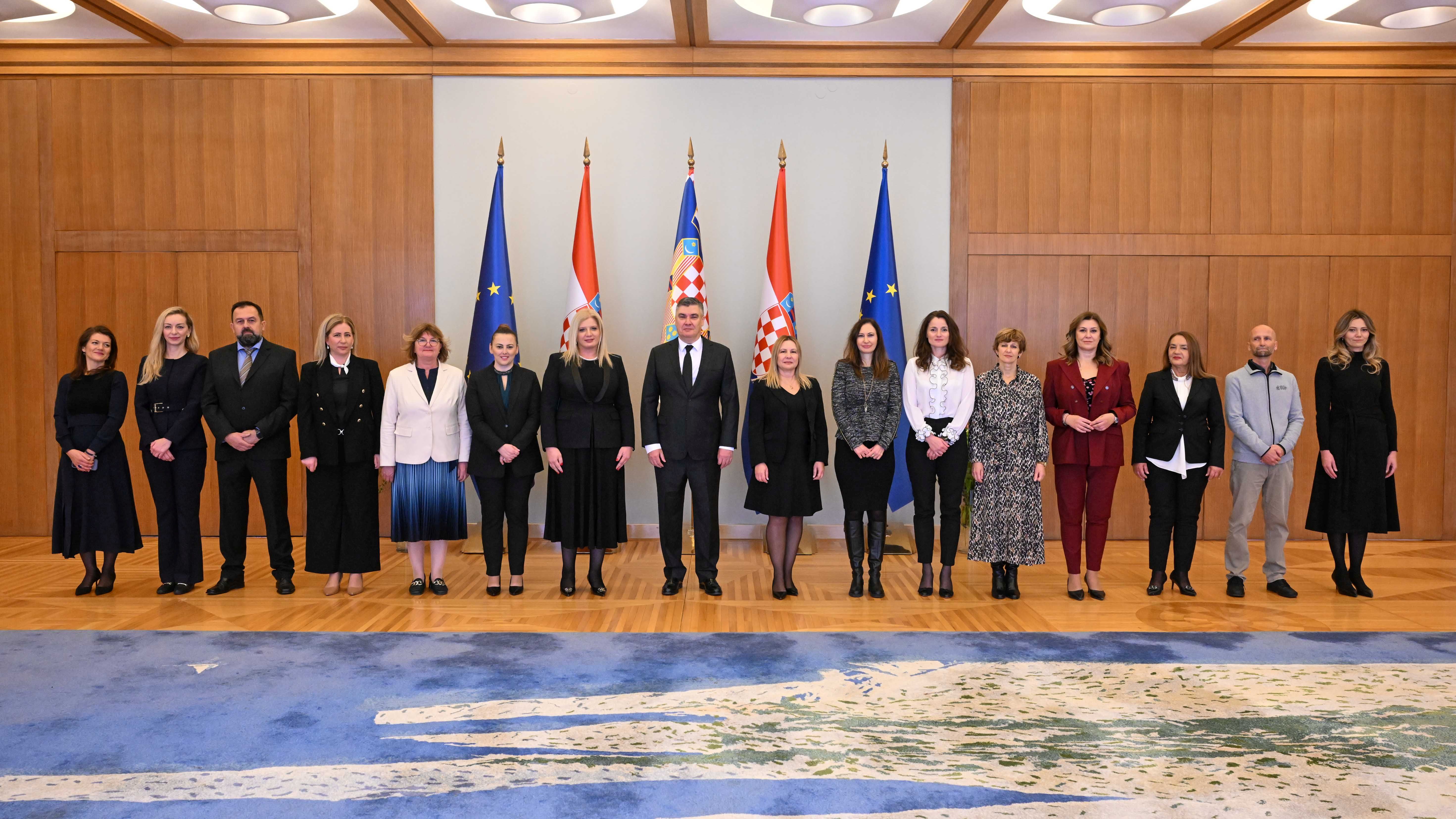 President Milanović Receives Employees of the Croatian Bureau of ...